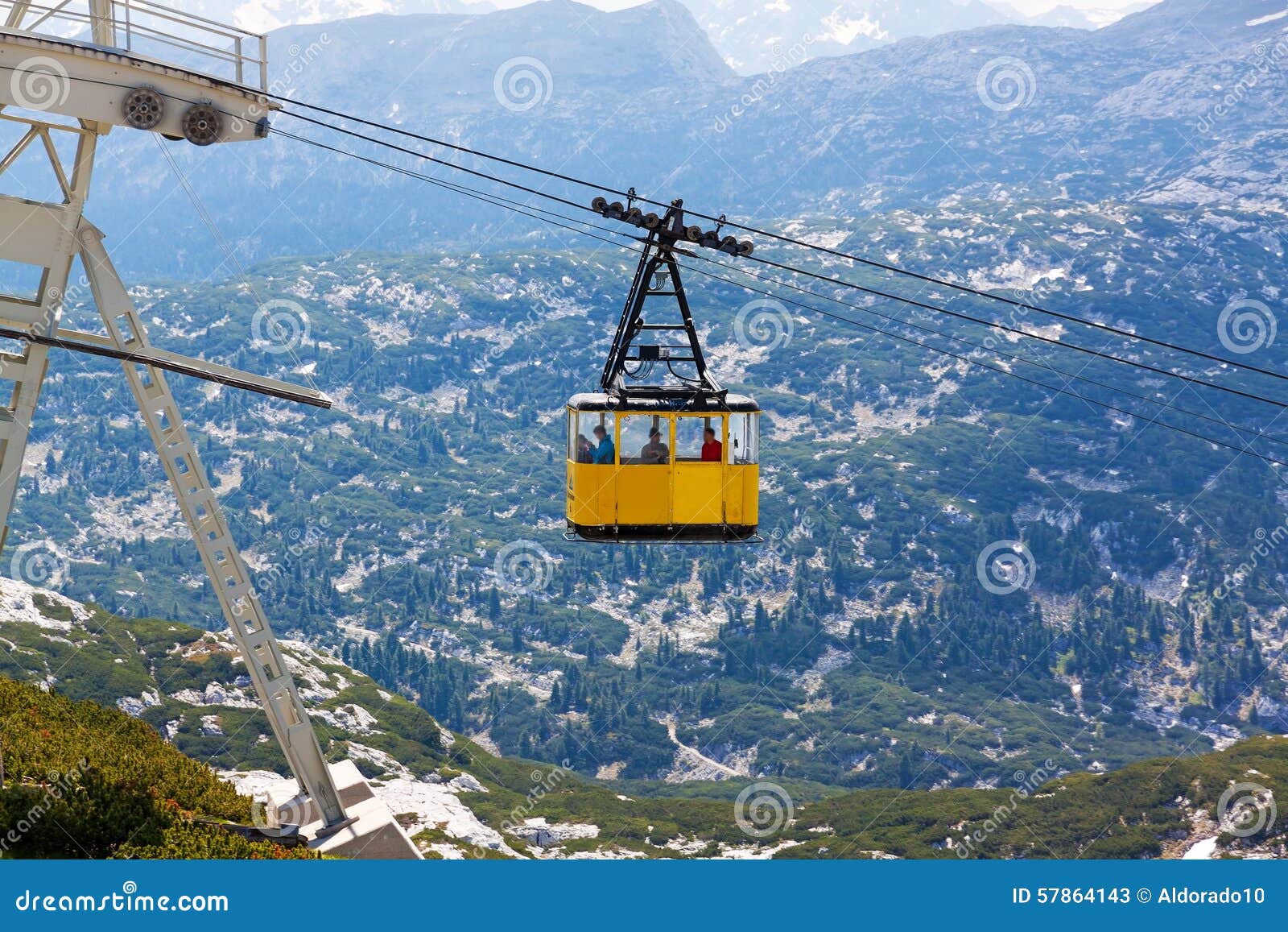 Gondola Del Ropeway Di Dachstein Fotografia Stock Editoriale - Immagine ...