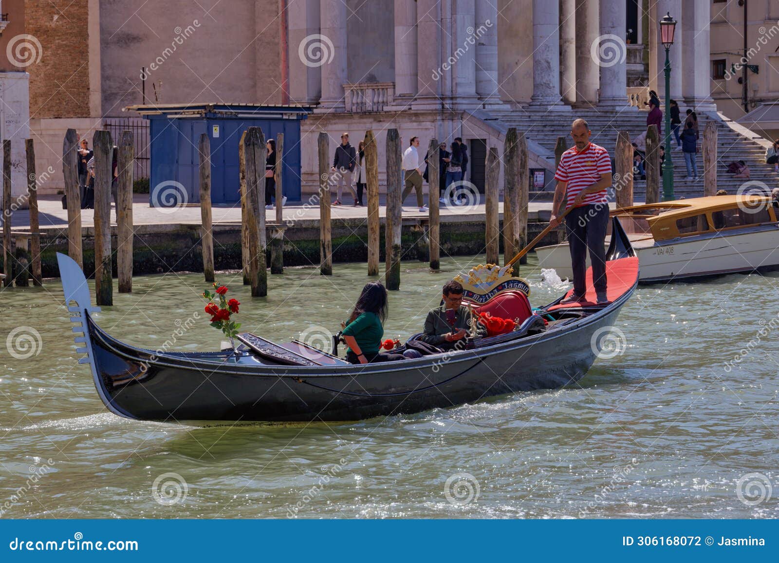 Gondola In Grand Canal Venice Italy Editorial Photography Image Of