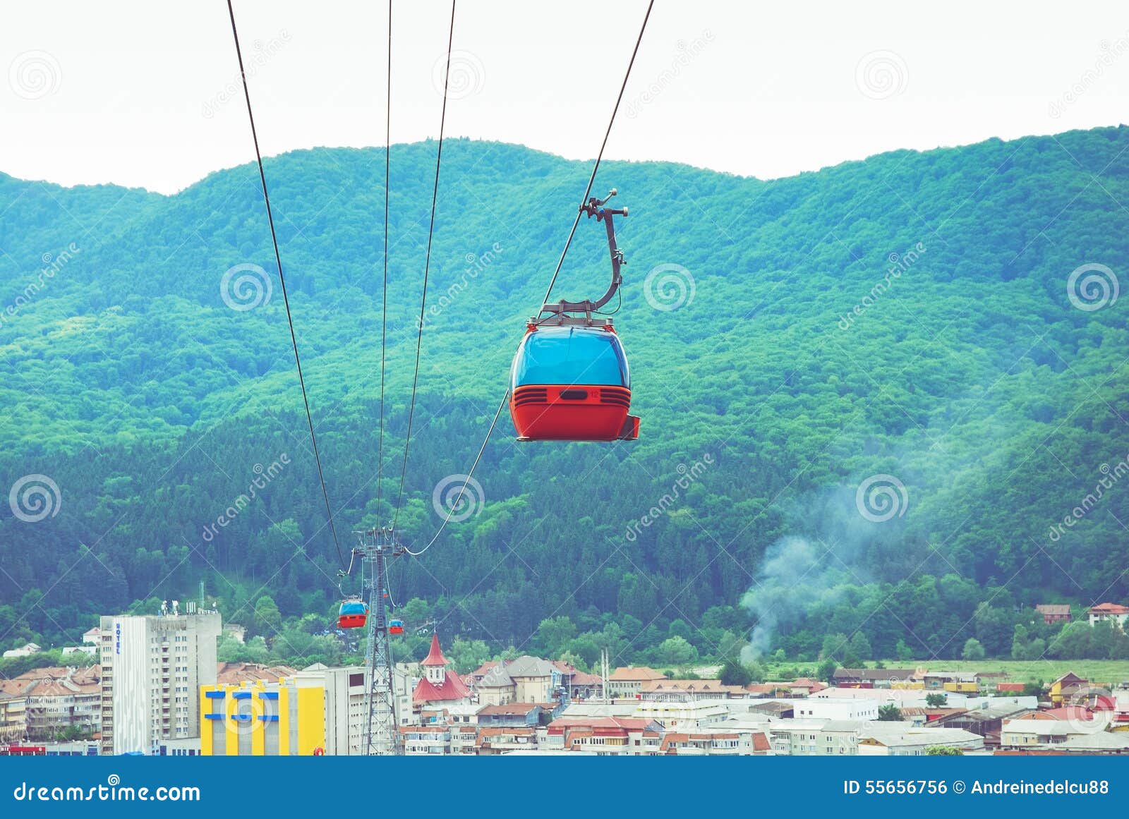 Gondola Ropeway stock photo. Image of rope, hang, altitude - 55656756