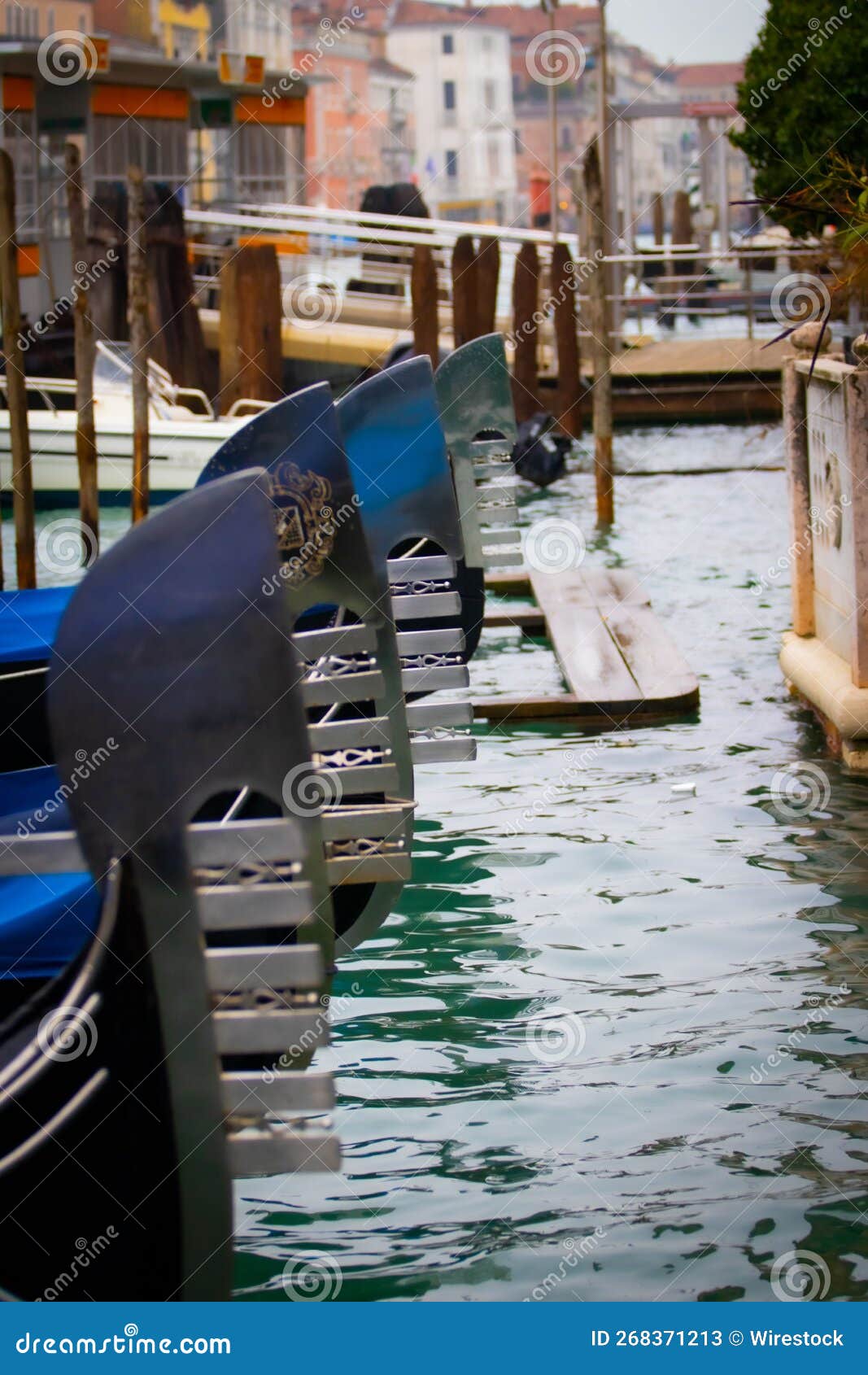 Gondola Station in Venice, Italy Stock Image - Image of italian ...