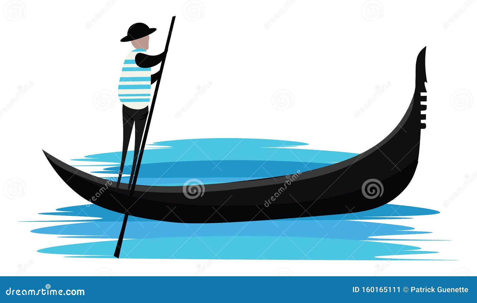 Gondola, Vector or Color Illustration Stock Vector - Illustration of ...