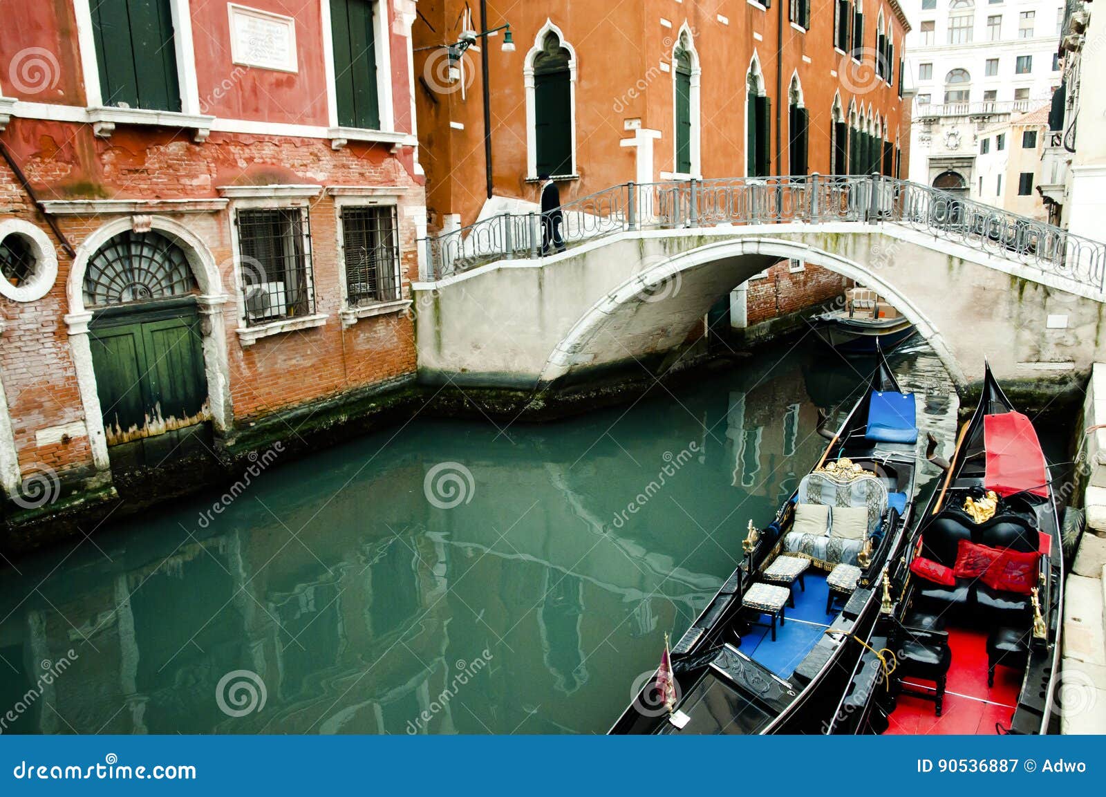 Gondoler - Venedig - Italien Fotografering för Bildbyråer - Bild av ...