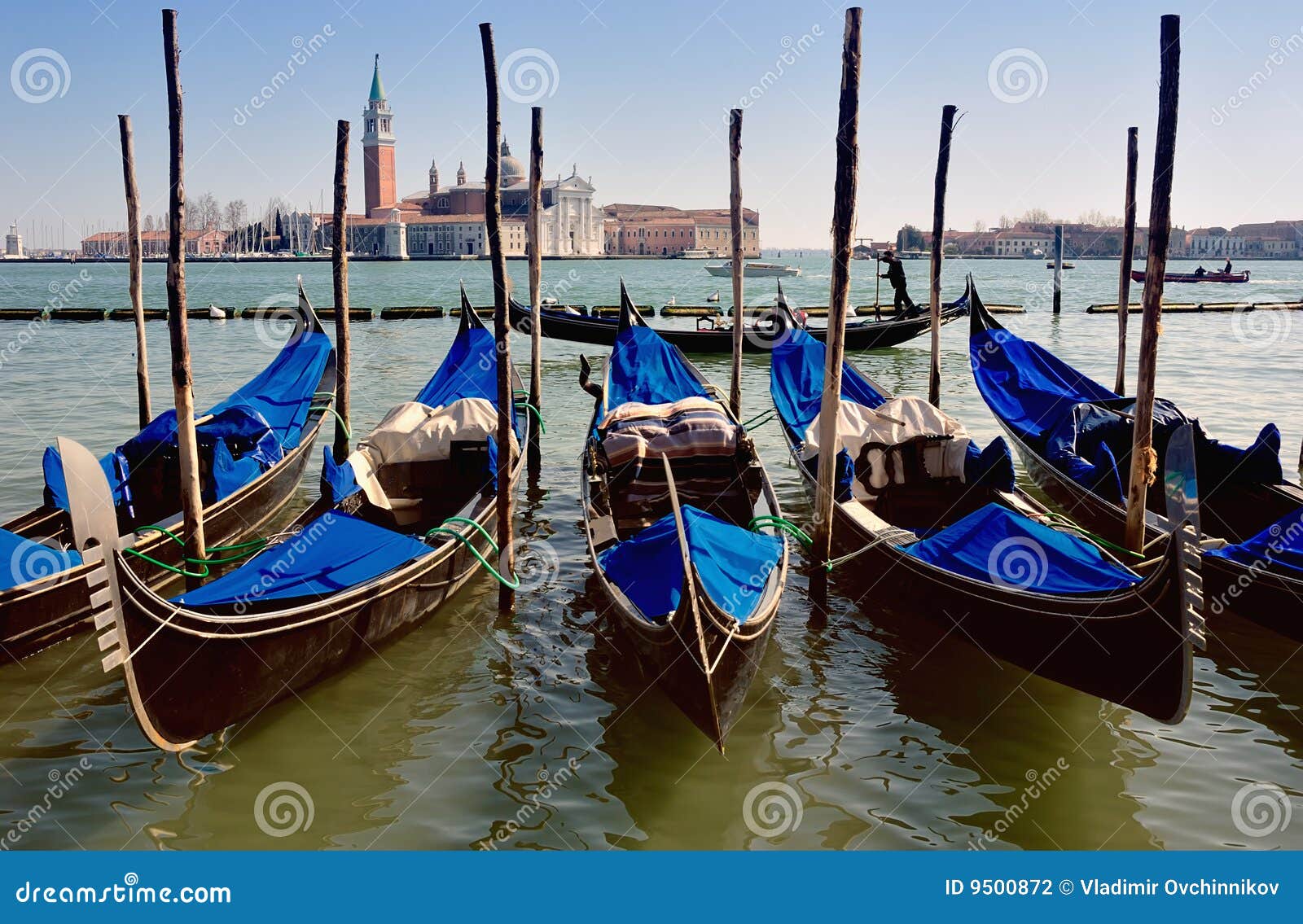 Gondoler venice arkivfoto. Bild av plats, destinationer - 9500872