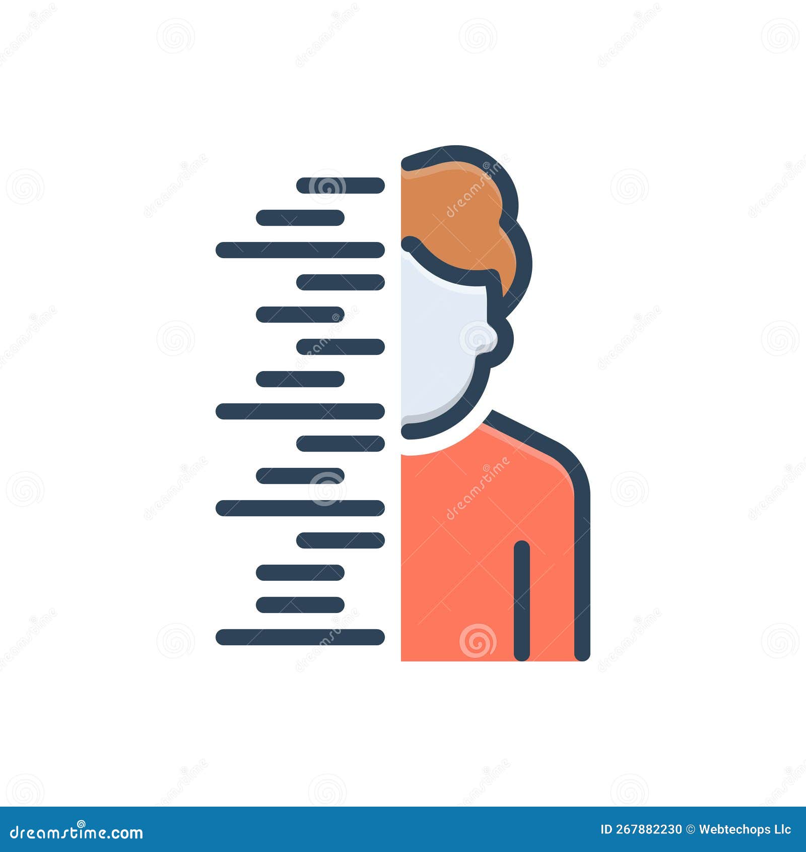 Color Illustration Icon for Gone, Away and Aside Stock Vector ...