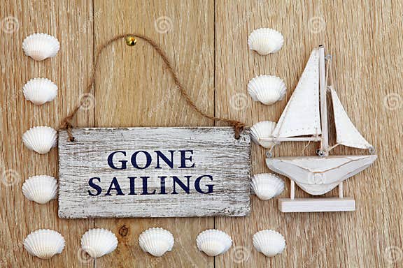 Gone Sailing stock image. Image of cockle, holiday, shell - 38159805
