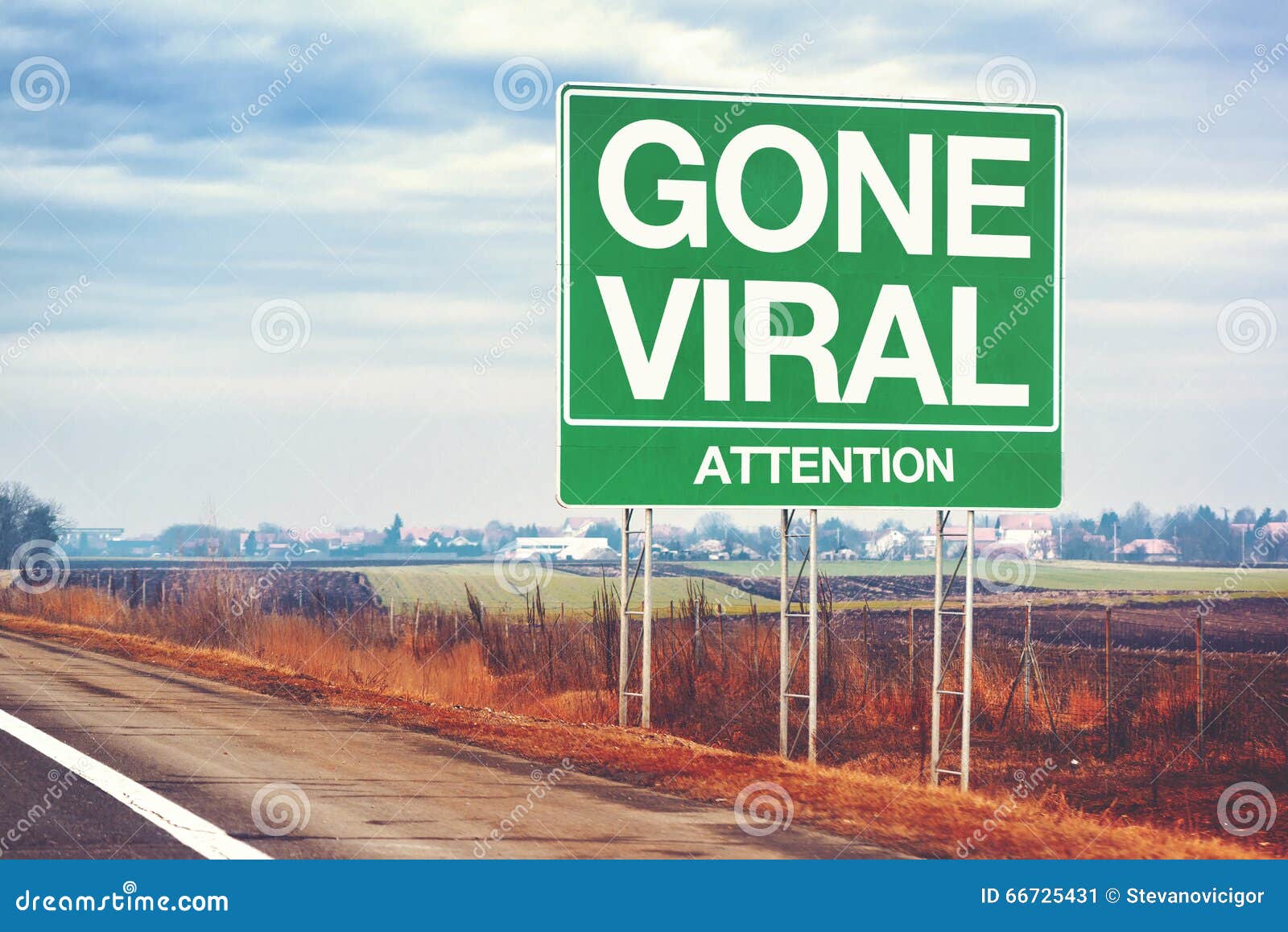 GONE VIRAL Motivation Text On Wooden Blocks Business Concept White ...