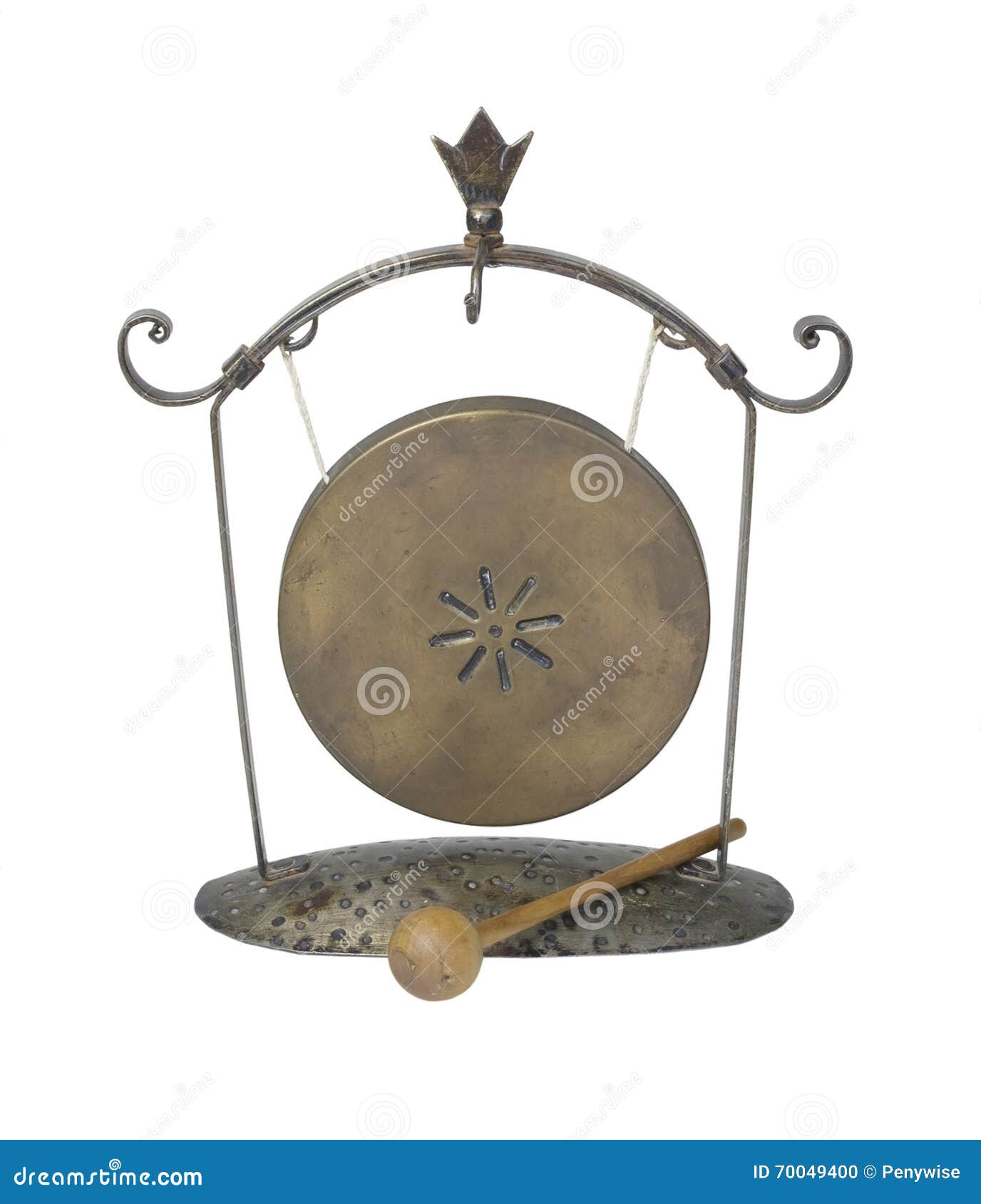 Gong in Frame with Striker stock photo. Image of hanging - 70049400