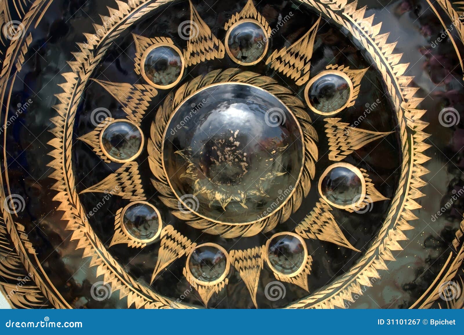 Gong stock image. Image of design, gong, gold, drum, china - 31101267