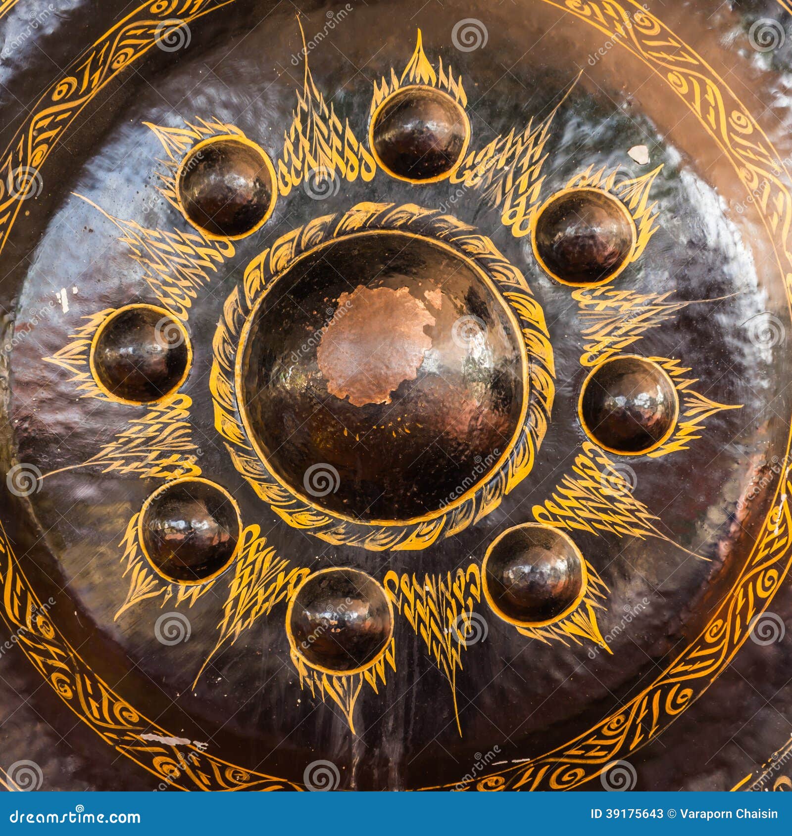 Gong Thai Traditional Music Instrument Stock Photo | CartoonDealer.com ...