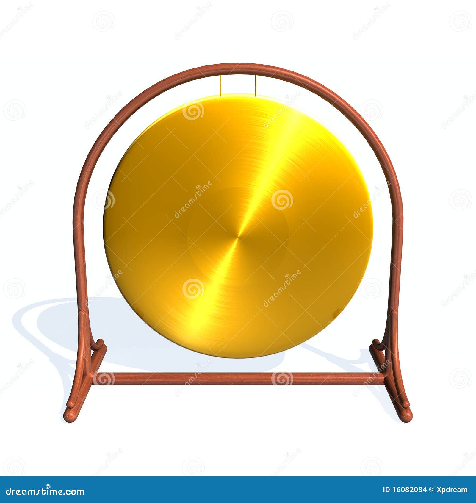 Gongo stock de ilustración. Ilustración de golpe, sonido - 16082084