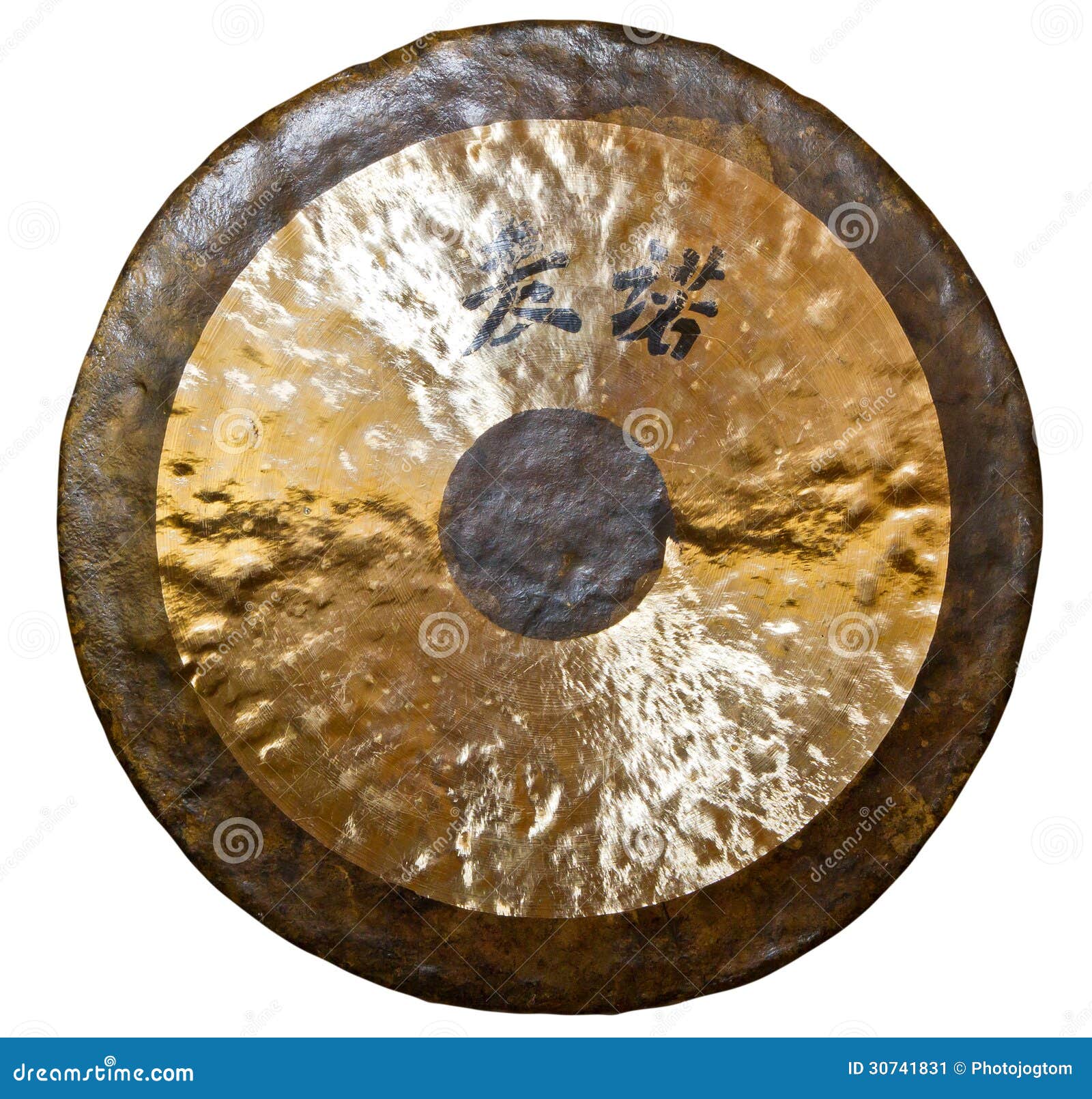 Gongo imagen de archivo. Imagen de ruidosamente, oriental - 30741831