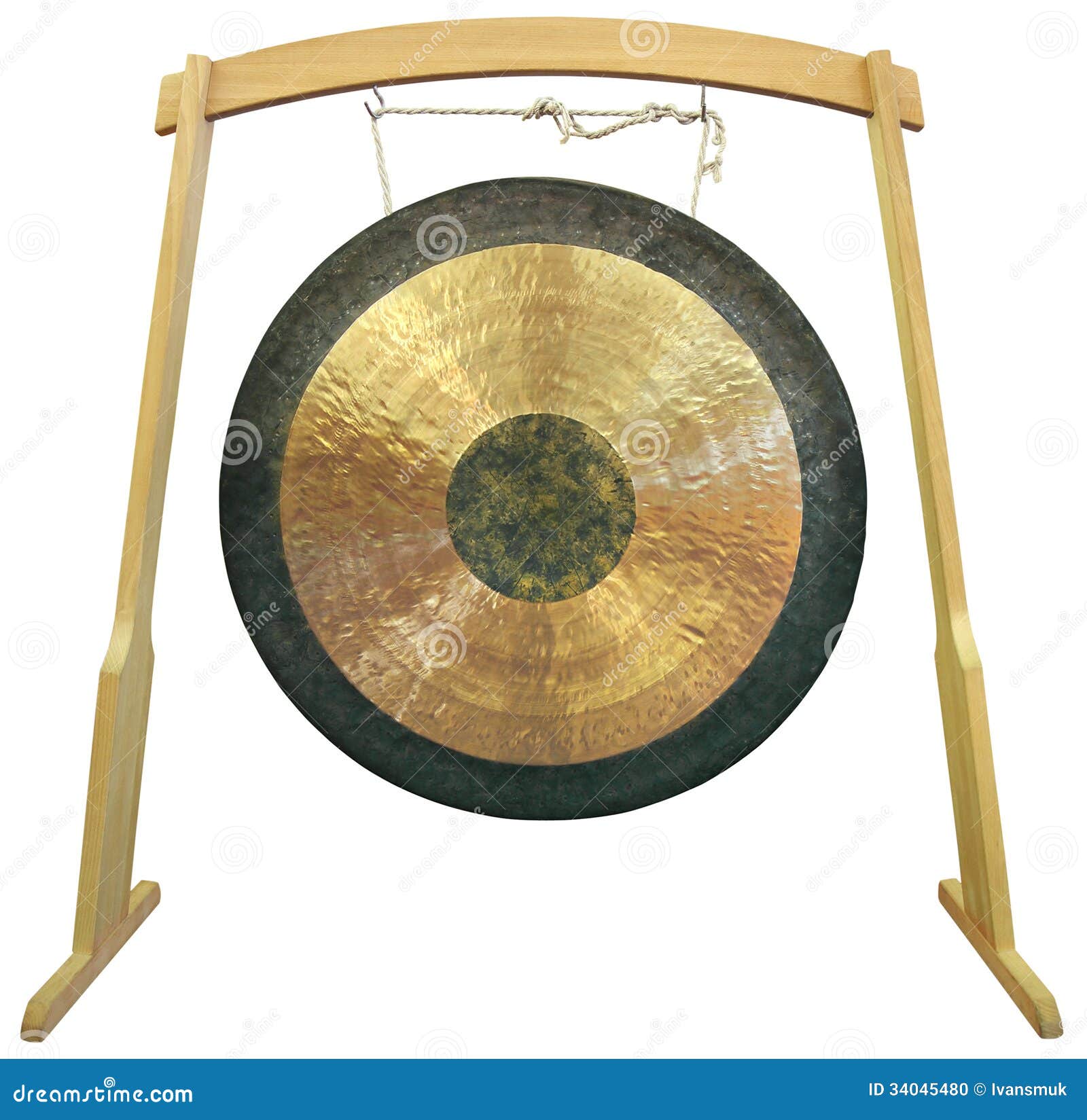 Gongo foto de archivo. Imagen de alarma, redondo, gongo - 34045480