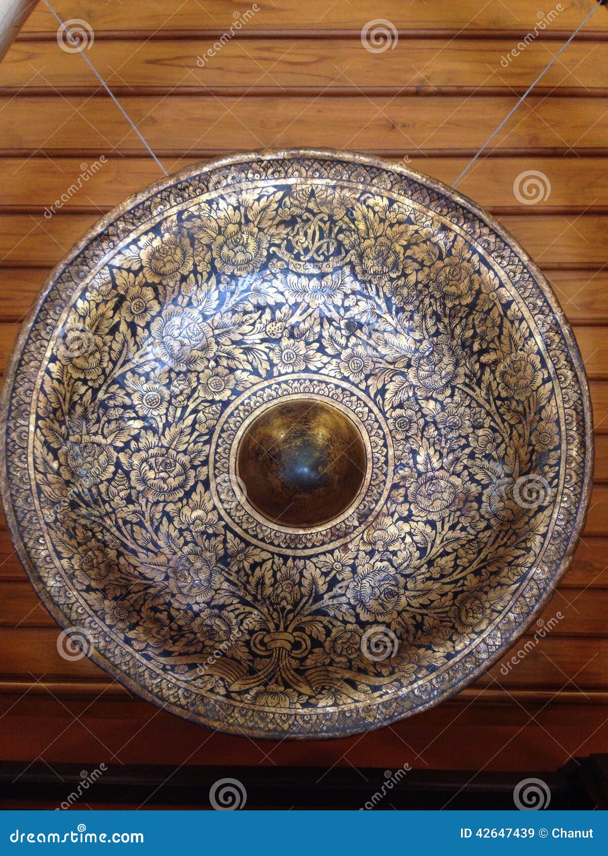 Gongo antiguo imagen de archivo editorial. Imagen de gongo - 42647439