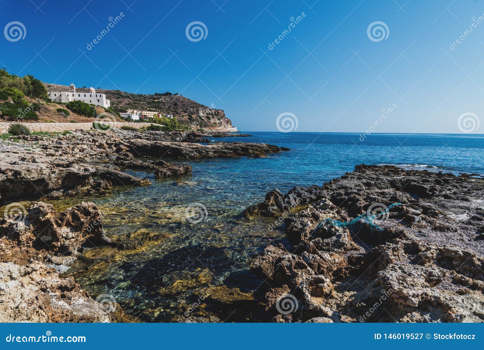 Gonia Odigitria Monastery Crete Stock Image - Image of gonia, holiday ...