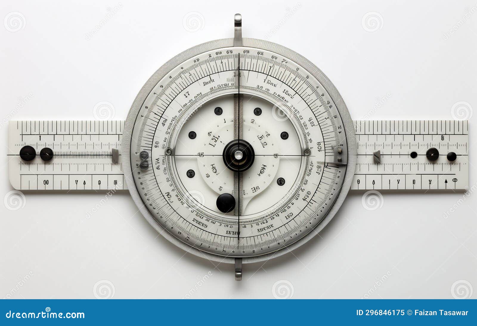 Goniometer Isolated on White -Generative Ai Stock Image - Image of data ...