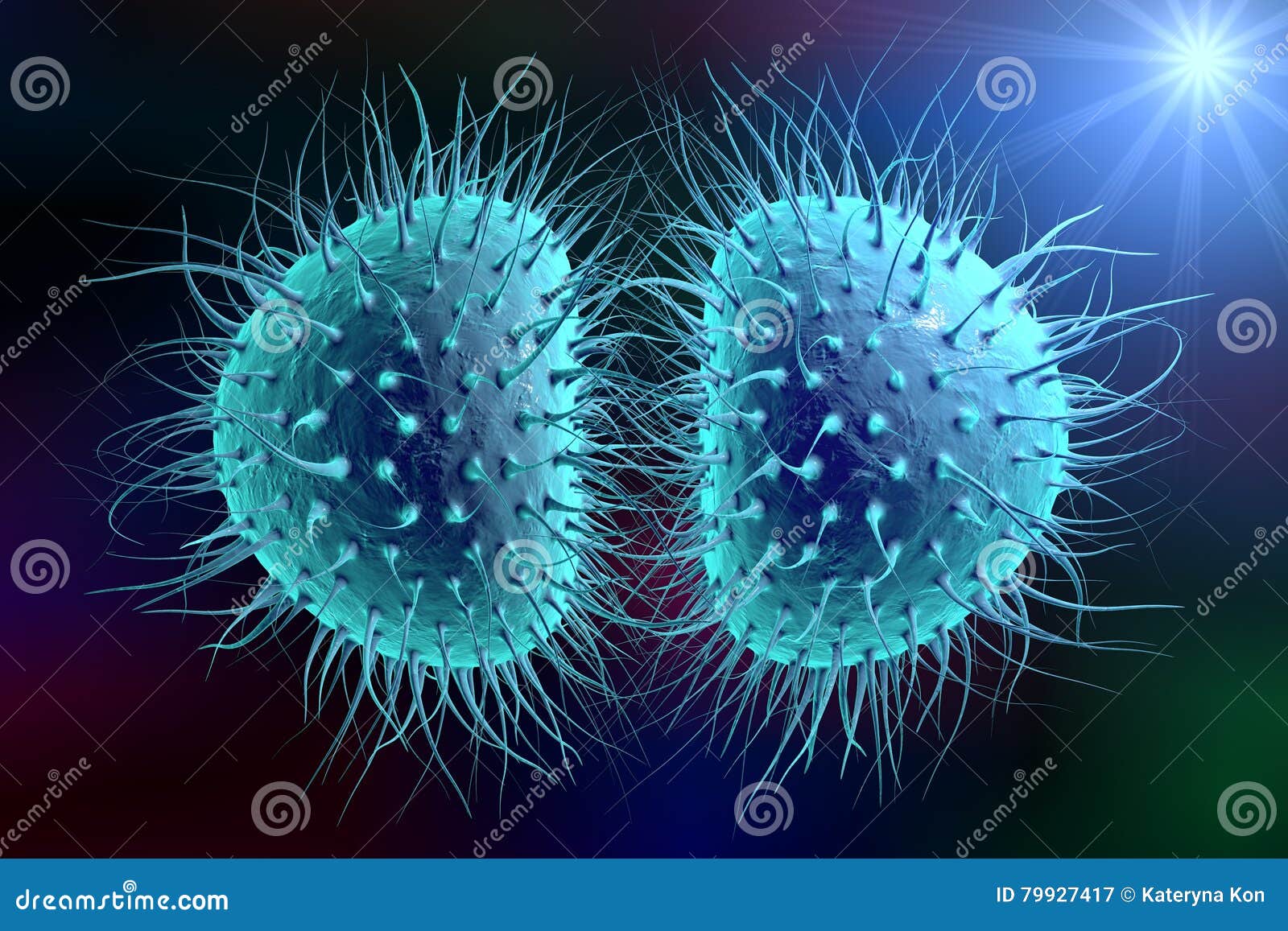 Gonococo O Meningococcus De Las Bacterias Stock de ilustración ...