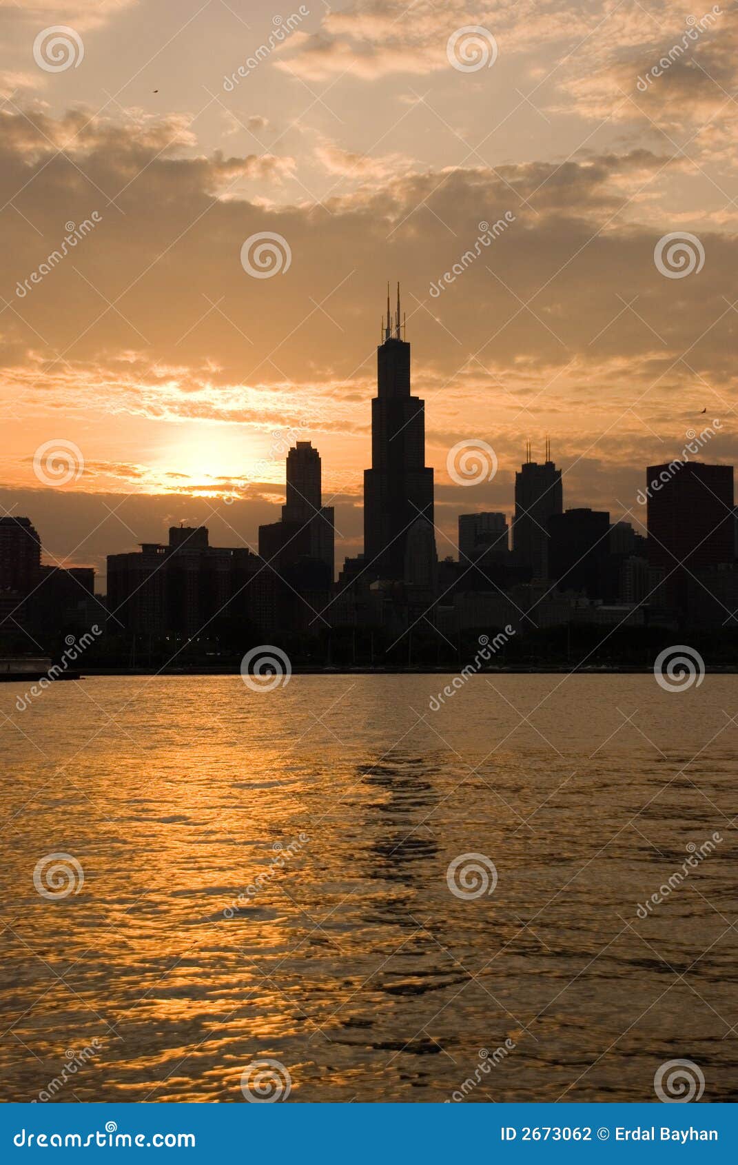 Good afternoon Chicago stock photo. Image of highrise - 2673062