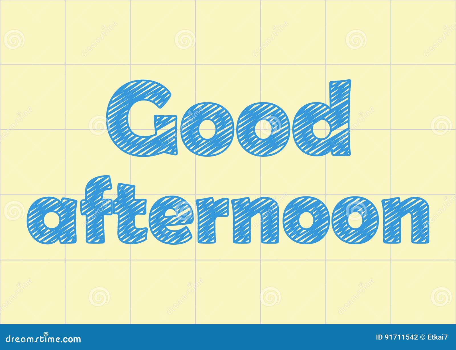 Good Afternoon Modern Calligraphy Hand Lettering Typography Greeting ...