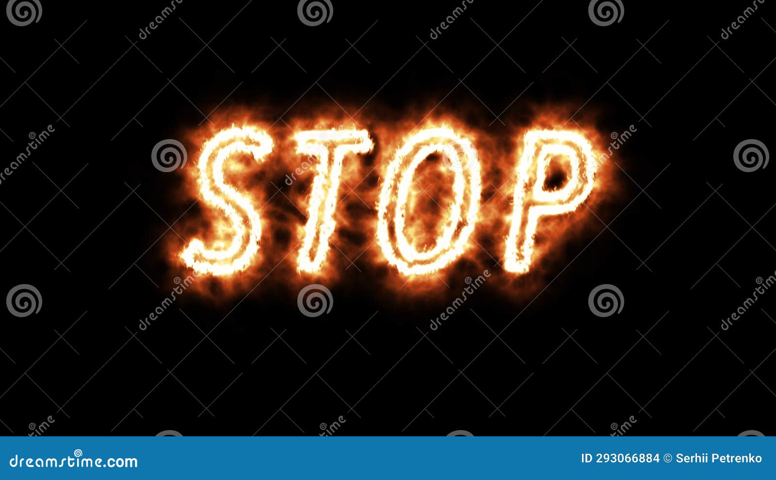 Stop animation Fire ! stock footage. Video of energy - 293066884