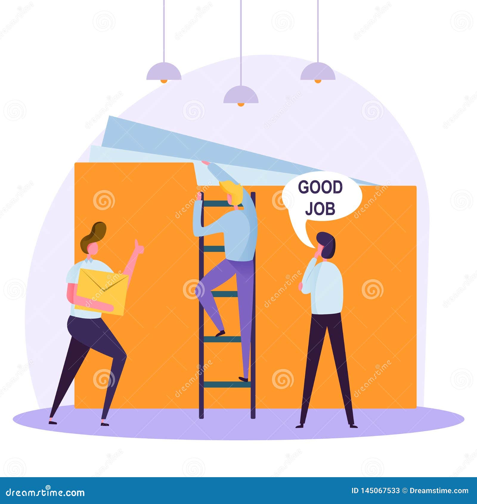 Interaction Of Experienced Workers With A Newcomer, First Day In Office ...