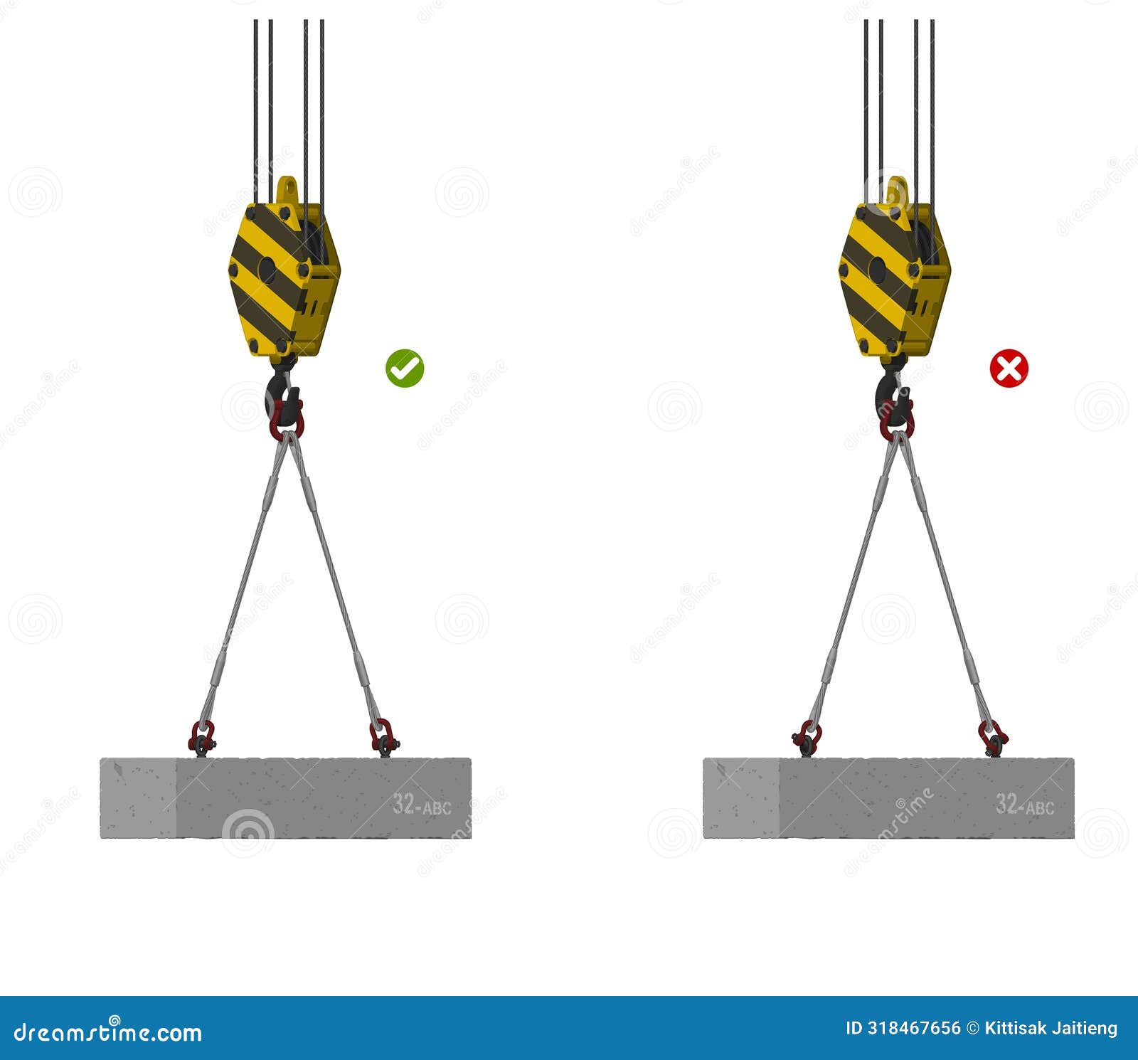 Shackle Is Rigging Bracket. A Connecting Element Cartoon Vector ...