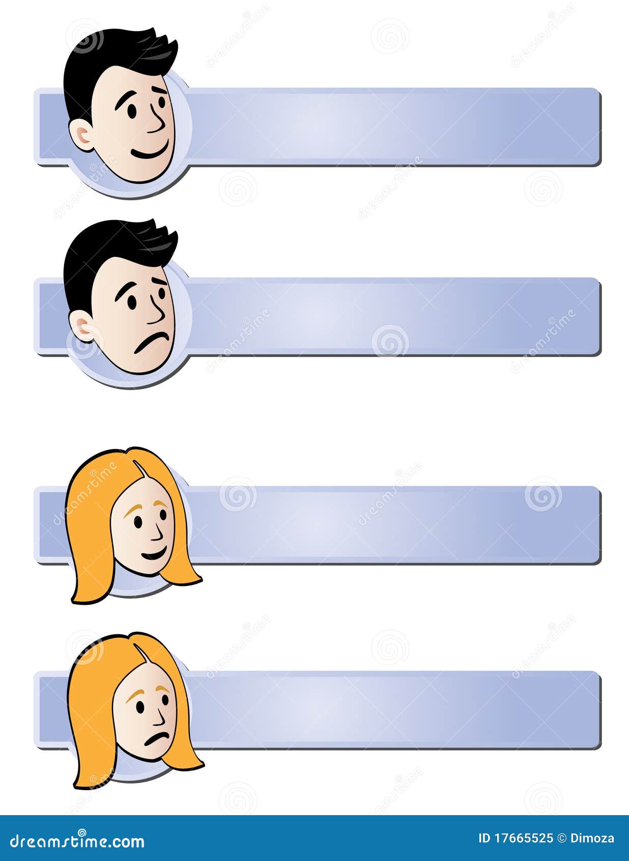 Good and bad stickers. stock vector. Illustration of good - 17665525