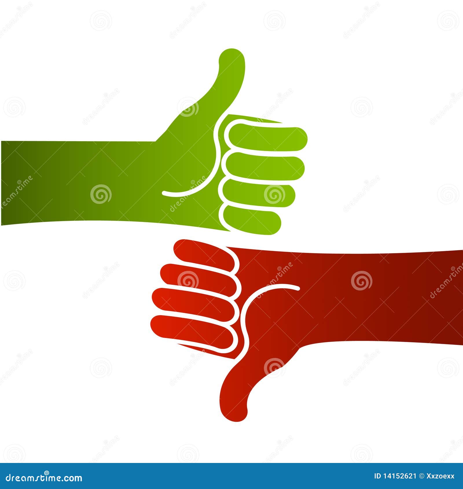 Good Bad Thumbs Up and Down Stock Vector - Illustration of proceed ...