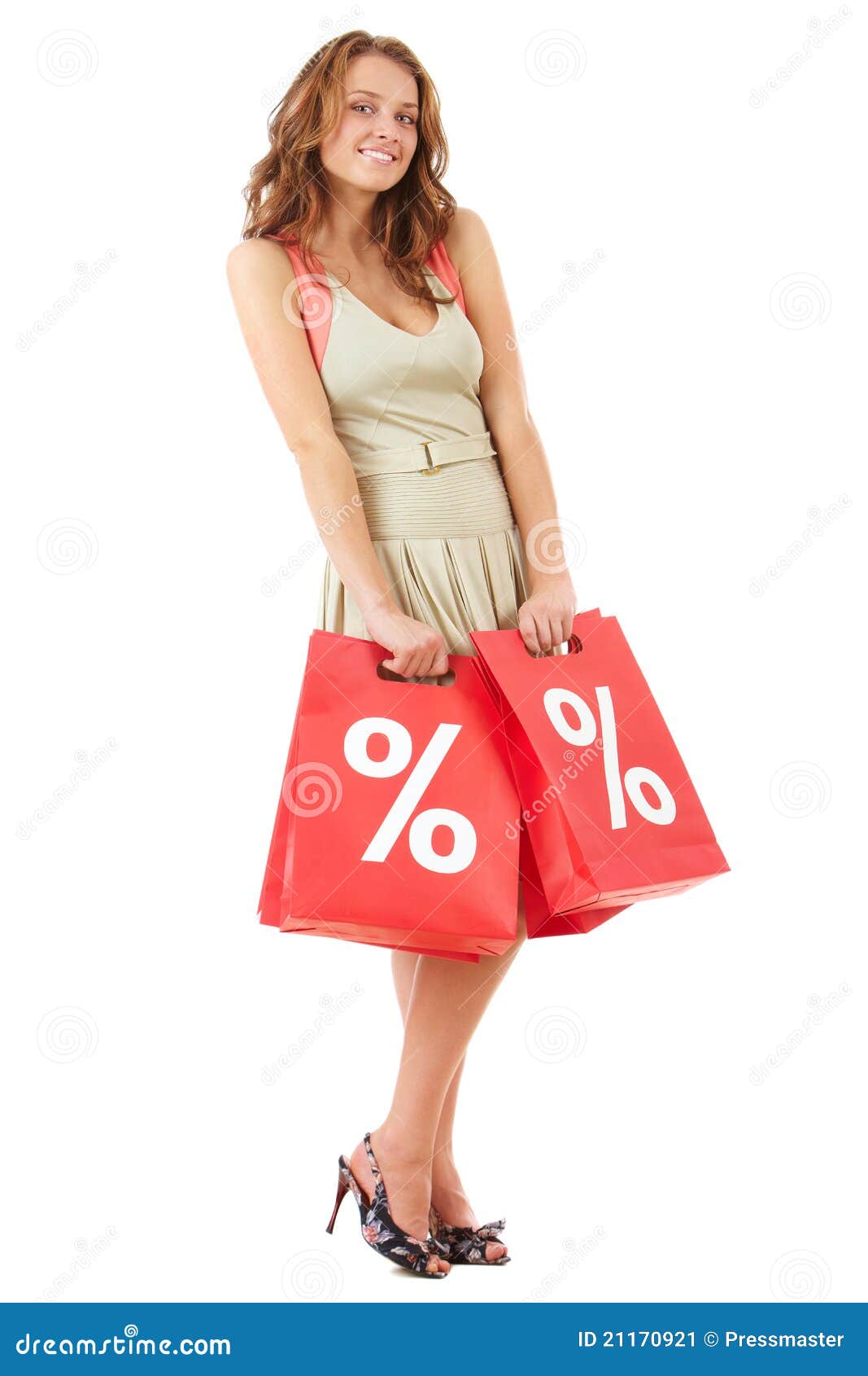 Good bargain stock image. Image of girl, people, paperbag - 21170921