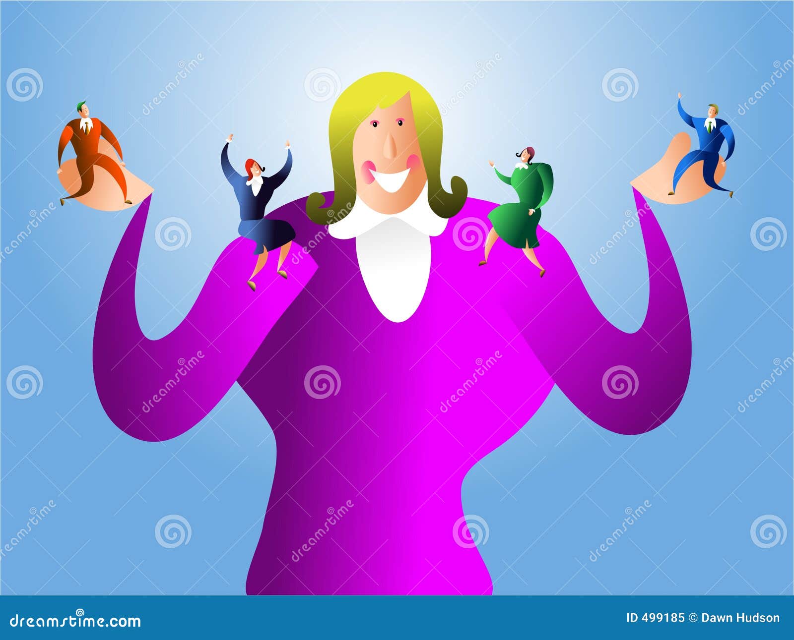 Good boss stock illustration. Illustration of executives - 499185