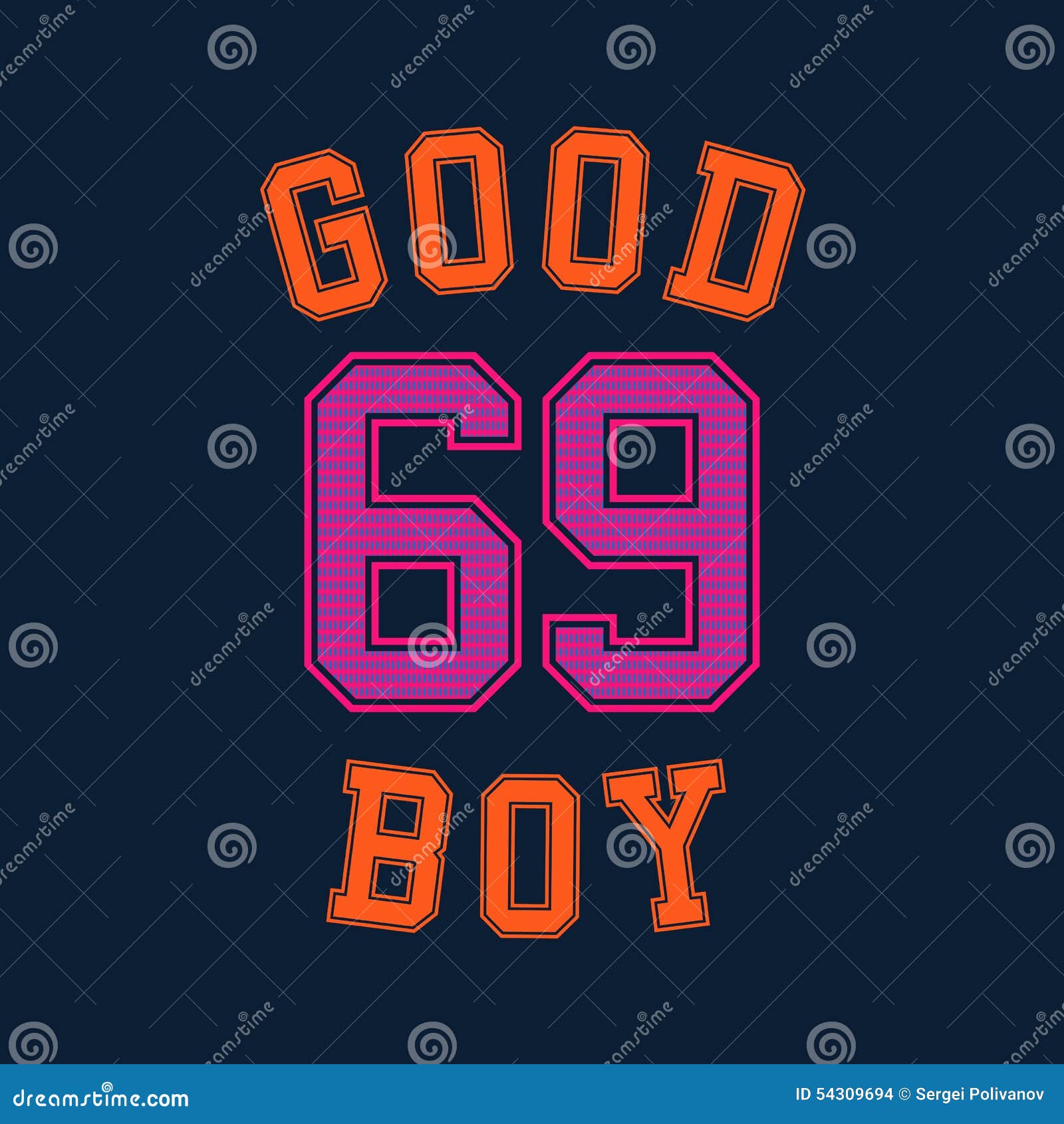 Good Boy Typography, T-shirt Graphics. Vector Illustration Stock Vector ...