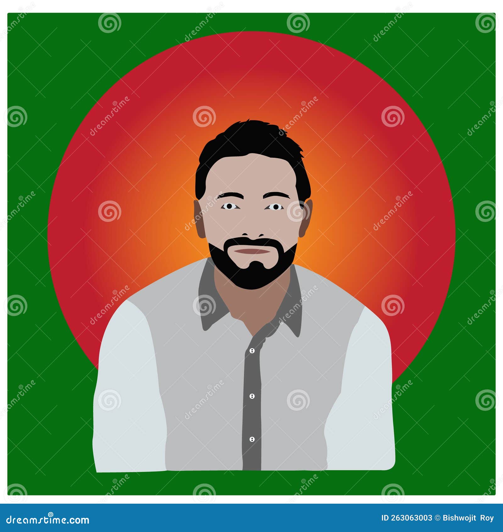Good boy vector avatar art stock vector. Illustration of hipster ...