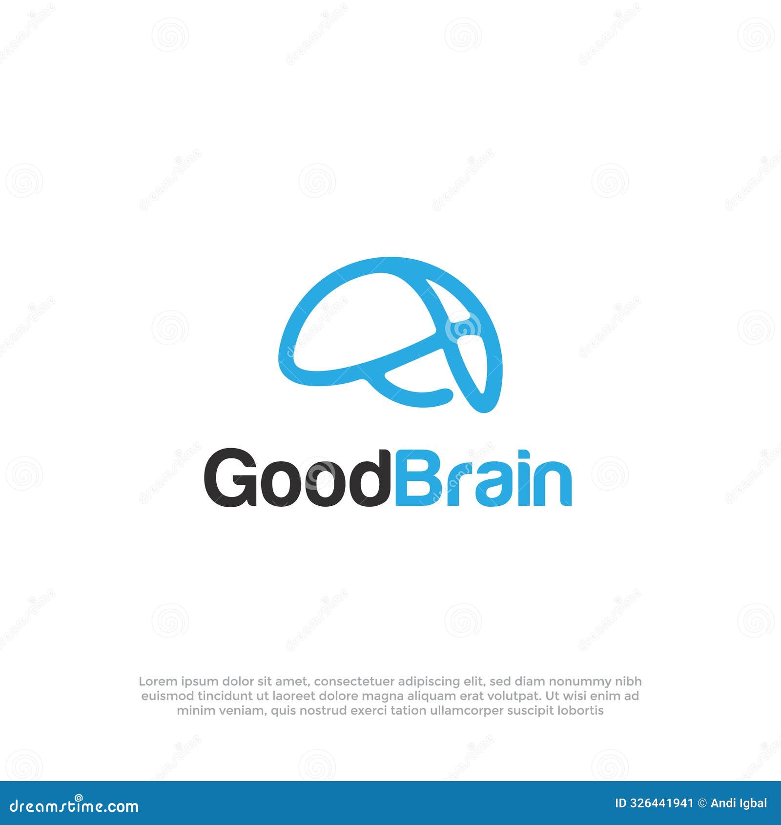 Good Brain Tech Education Logo Design Vector Template Stock ...