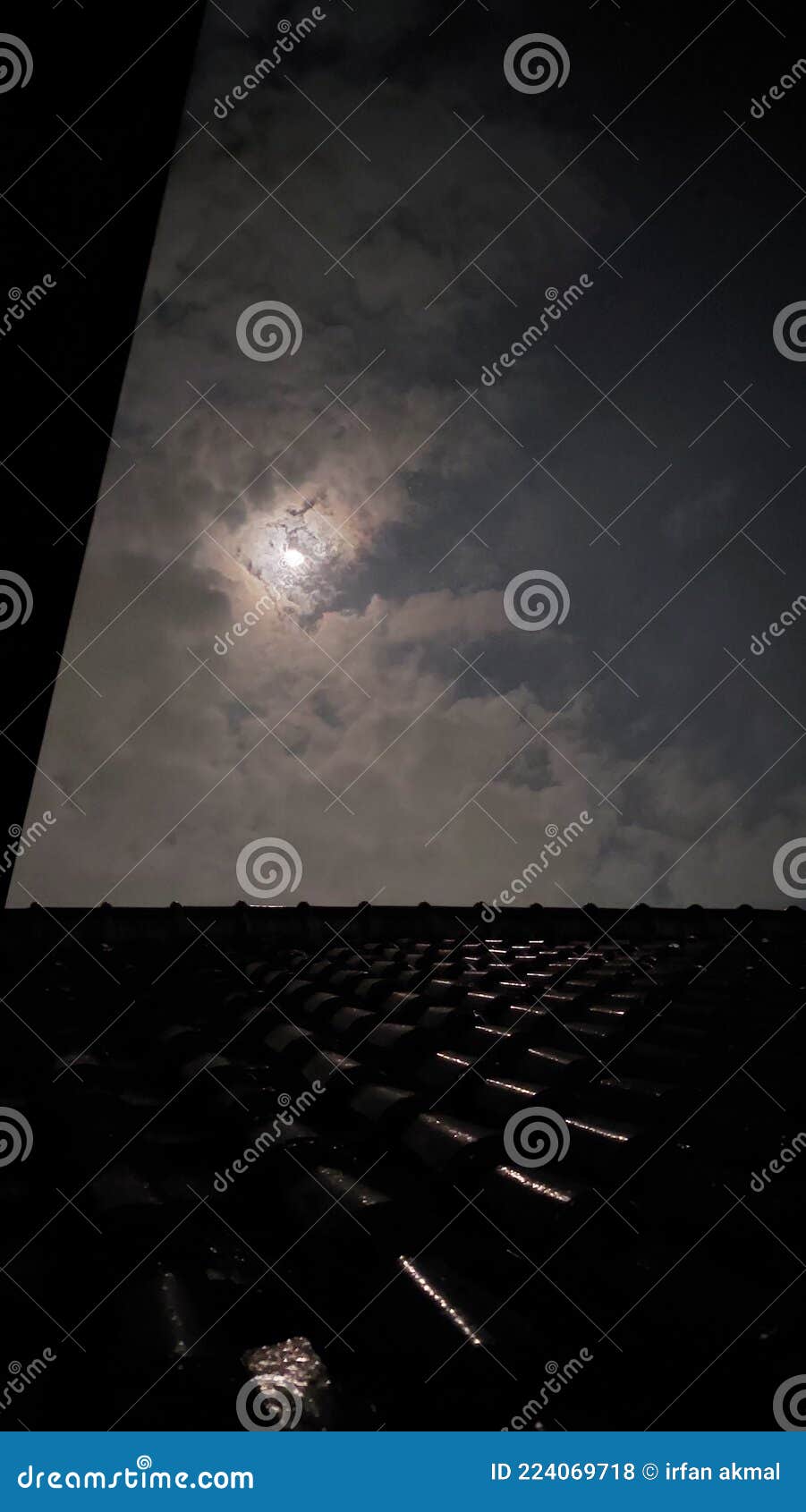Good bye moon stock photo. Image of equator, thiss, earth - 224069718