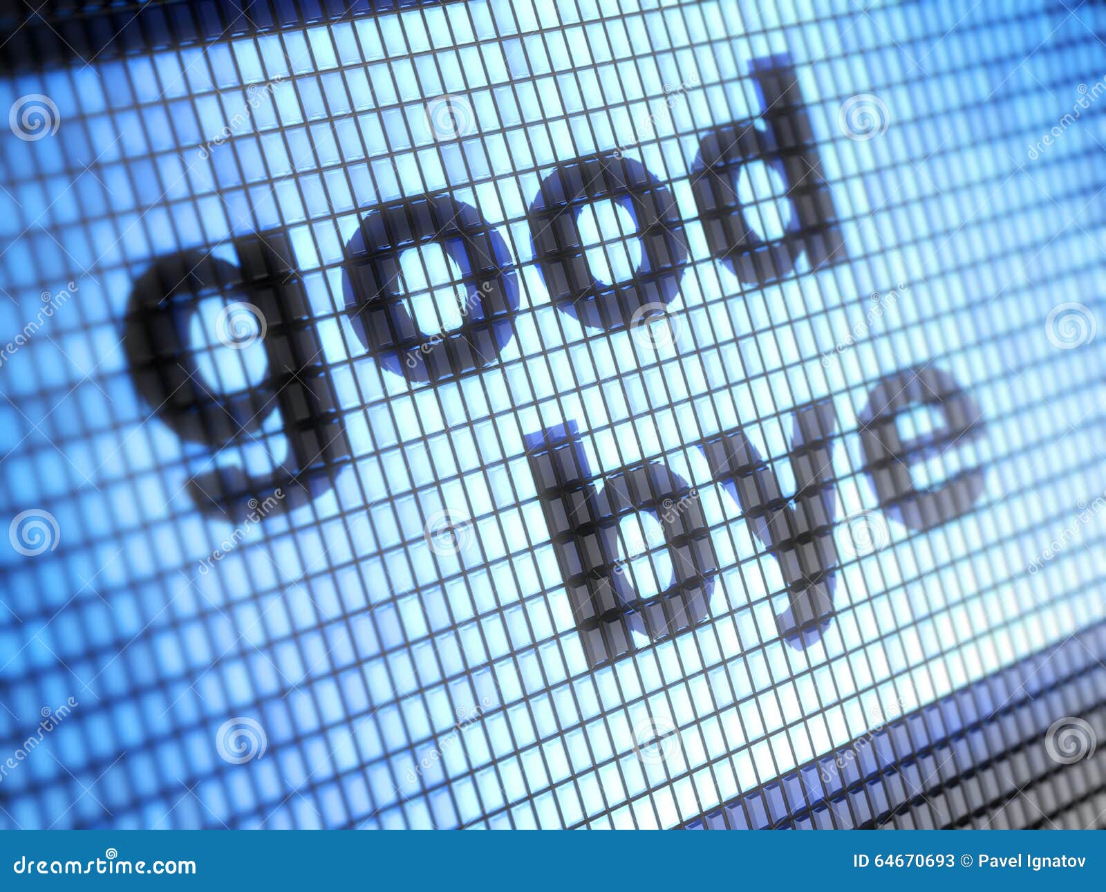 Good bye stock image. Image of good, phone, card, rejected - 64670693