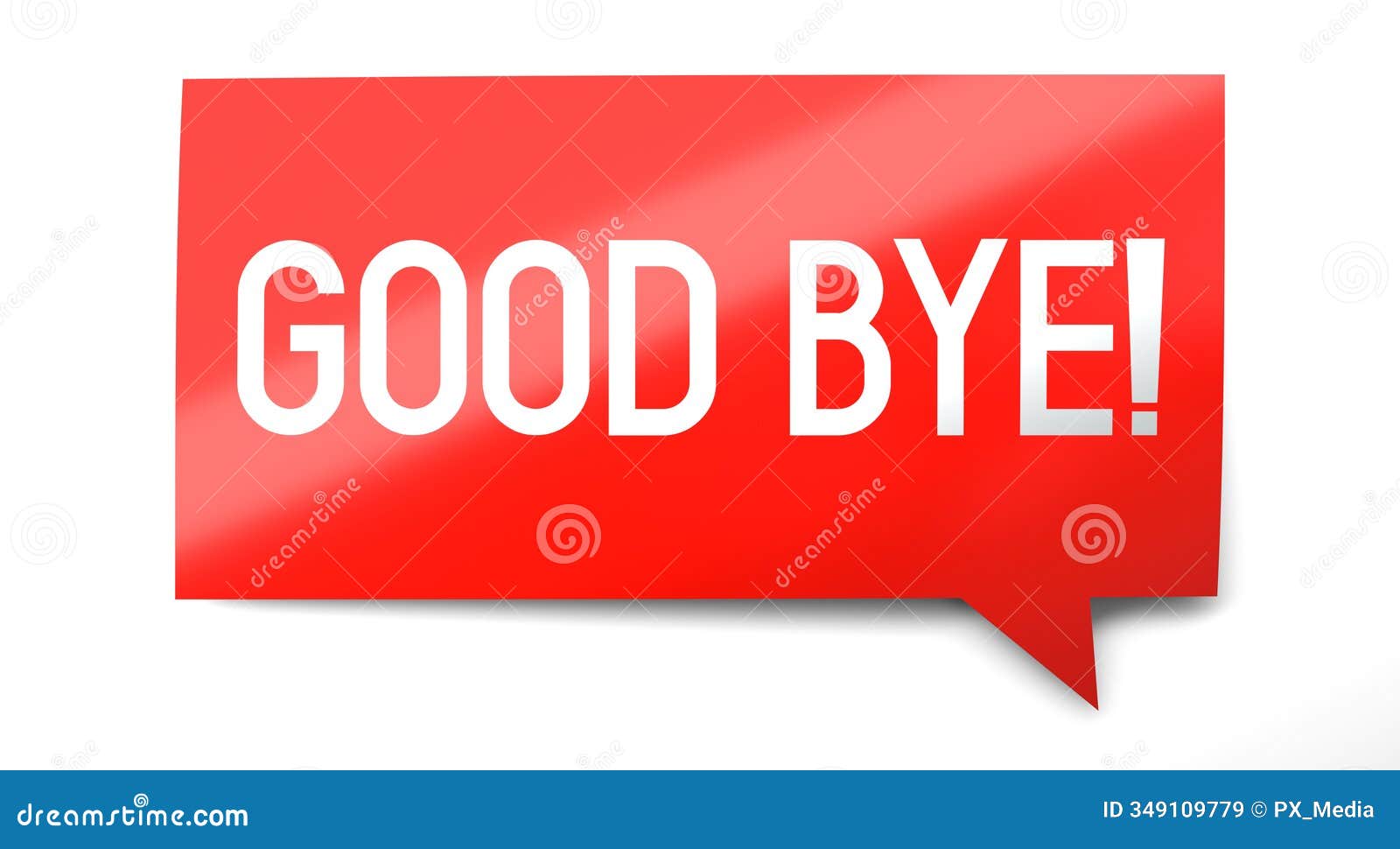 Good bye - speach bubble stock illustration. Illustration of text ...