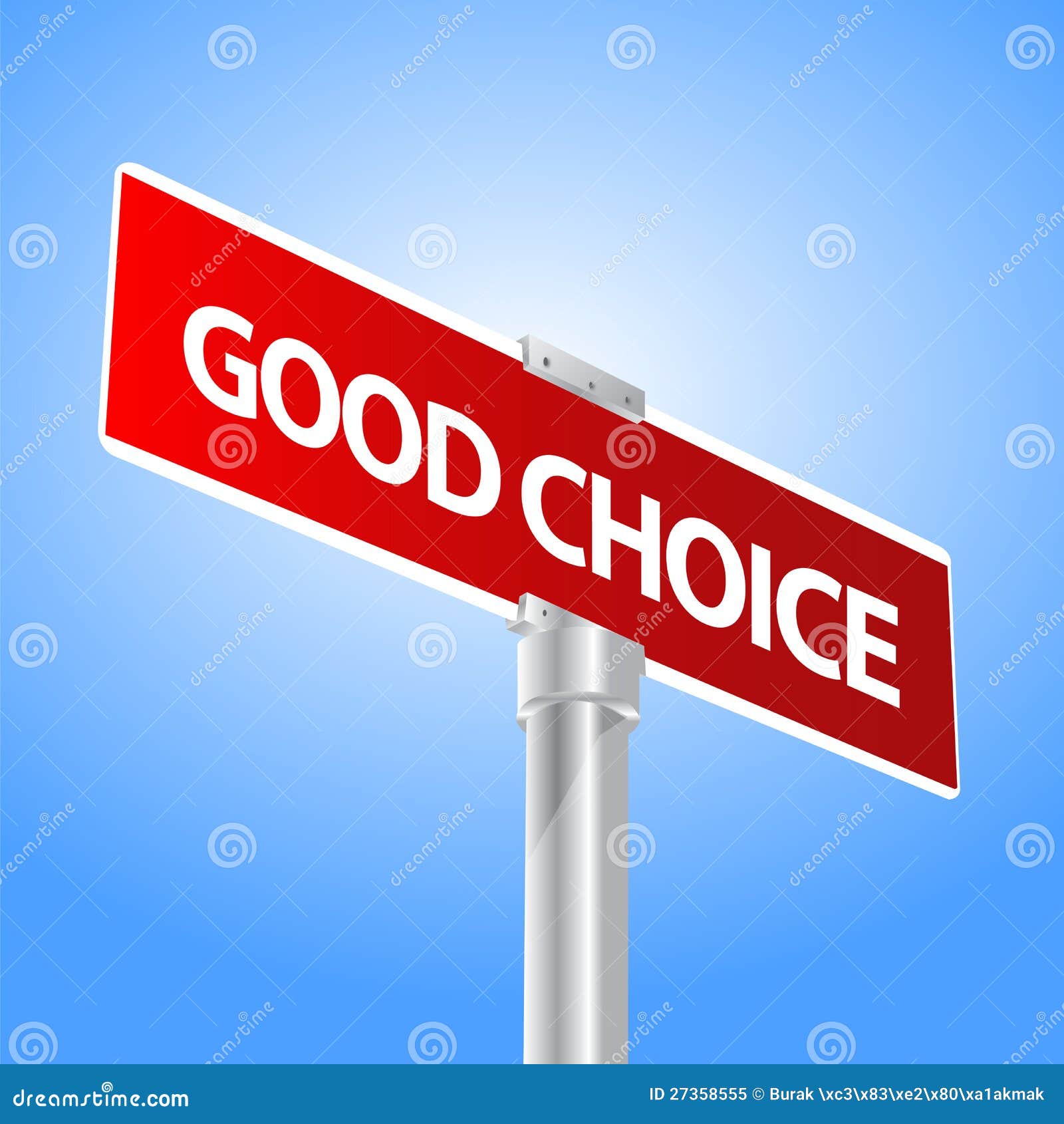 Bad And Good As A Choice - Pictured As Words Bad, Good On Road Signs To ...