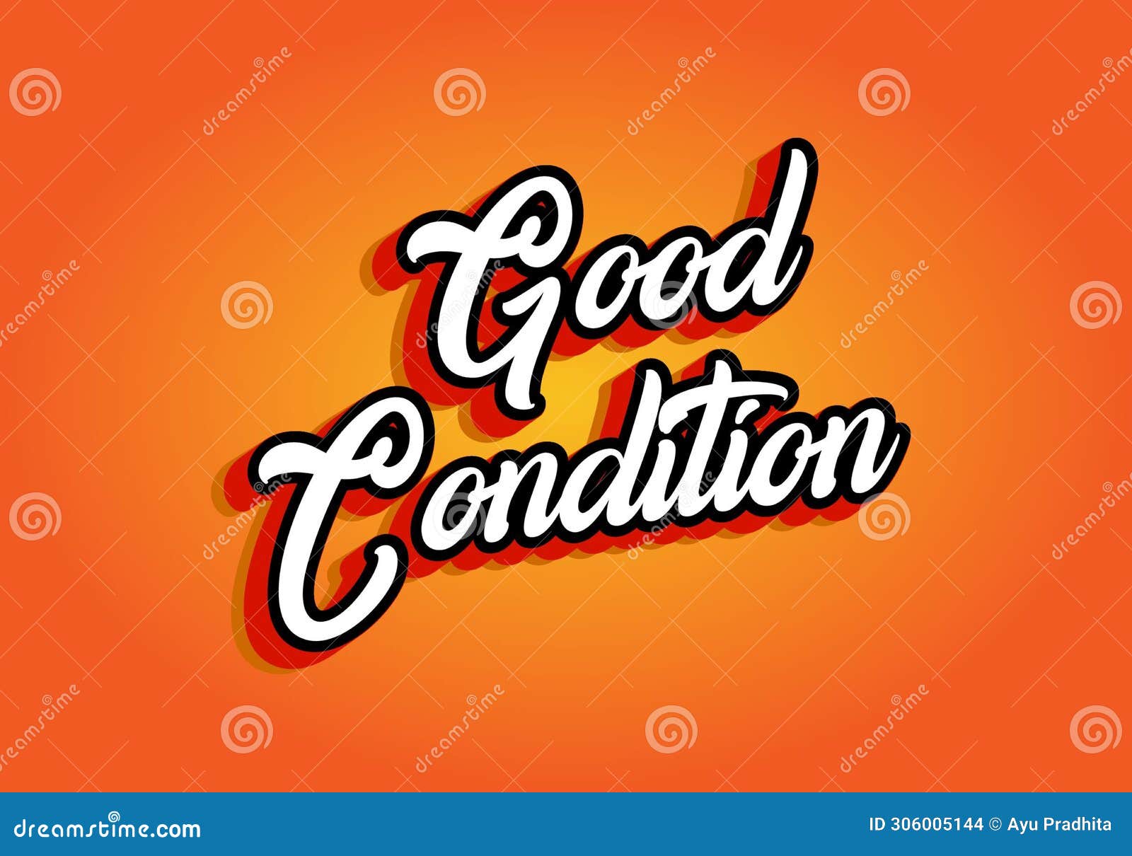 Good Condition. Text Effect in 3D Look with Gradient Purple Yellow ...