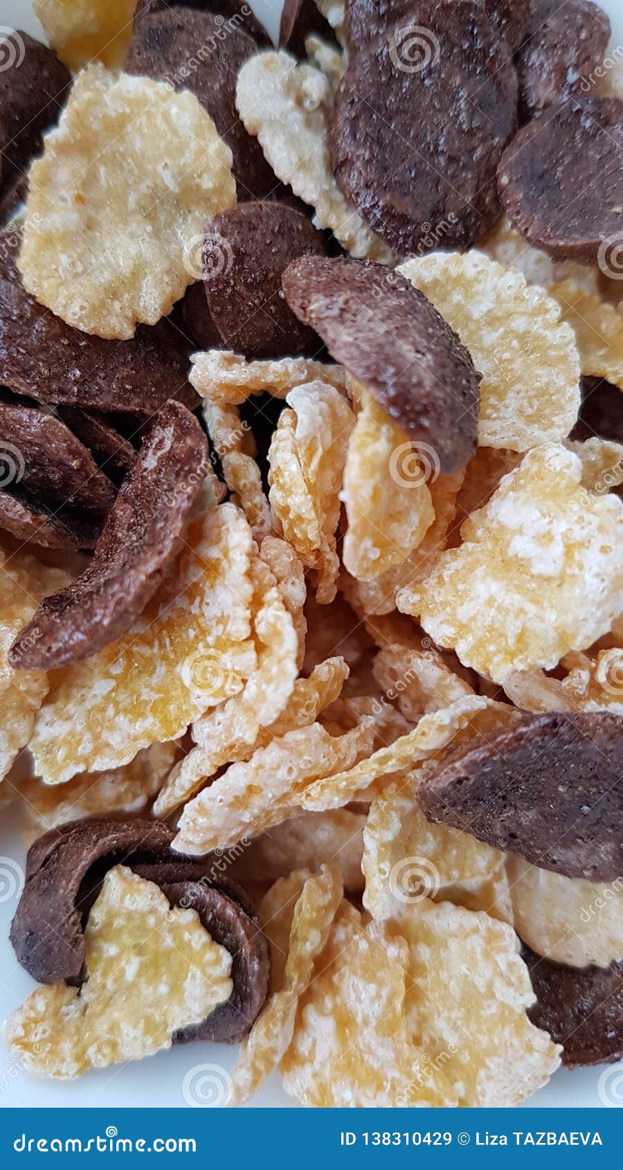 A Good Cornflakes Breakfast. . Stock Image - Image of sugar, healthy ...