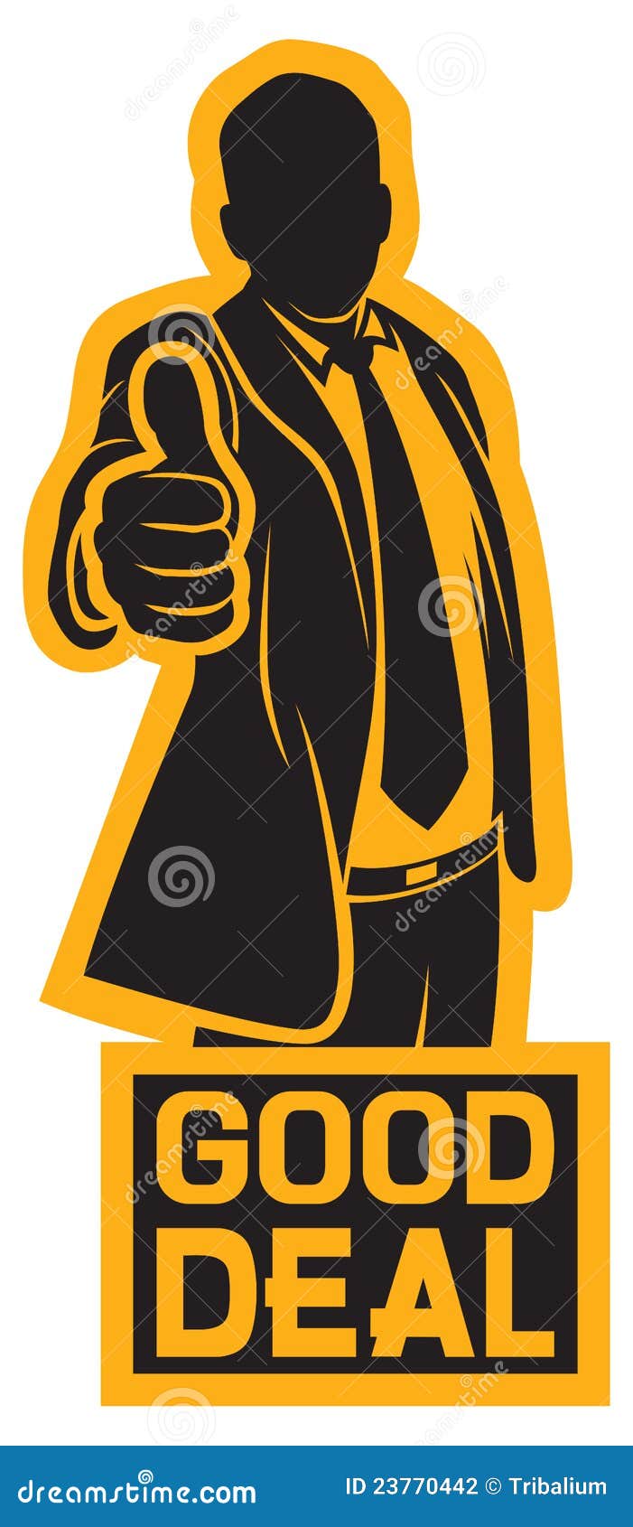 Good deal stock vector. Illustration of finance, manager - 23770442