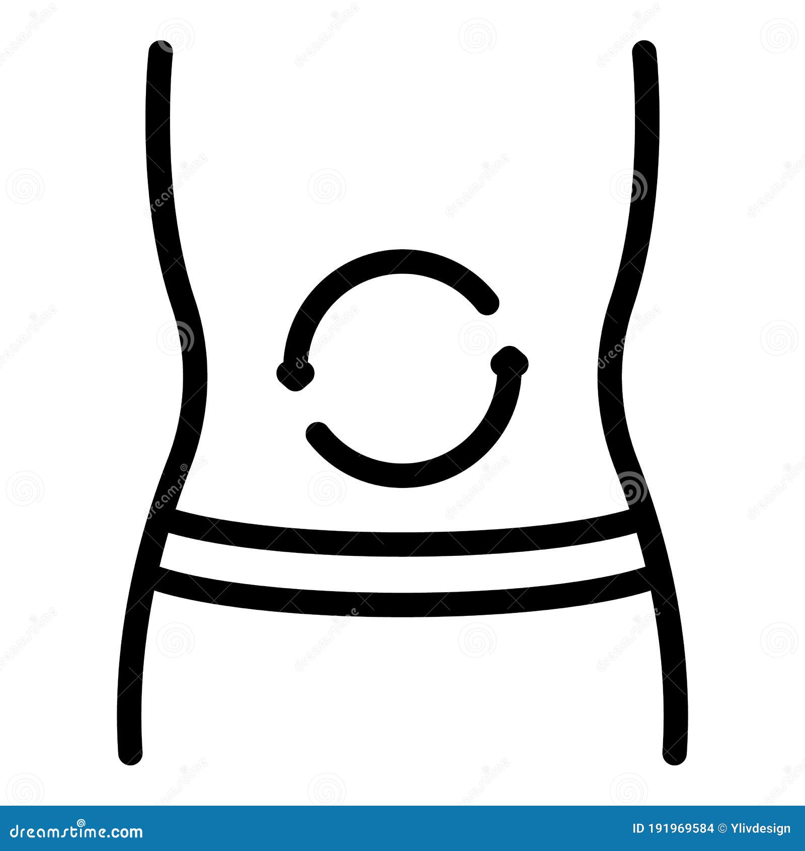 Good Digestion Process Icon, Outline Style Stock Vector - Illustration ...