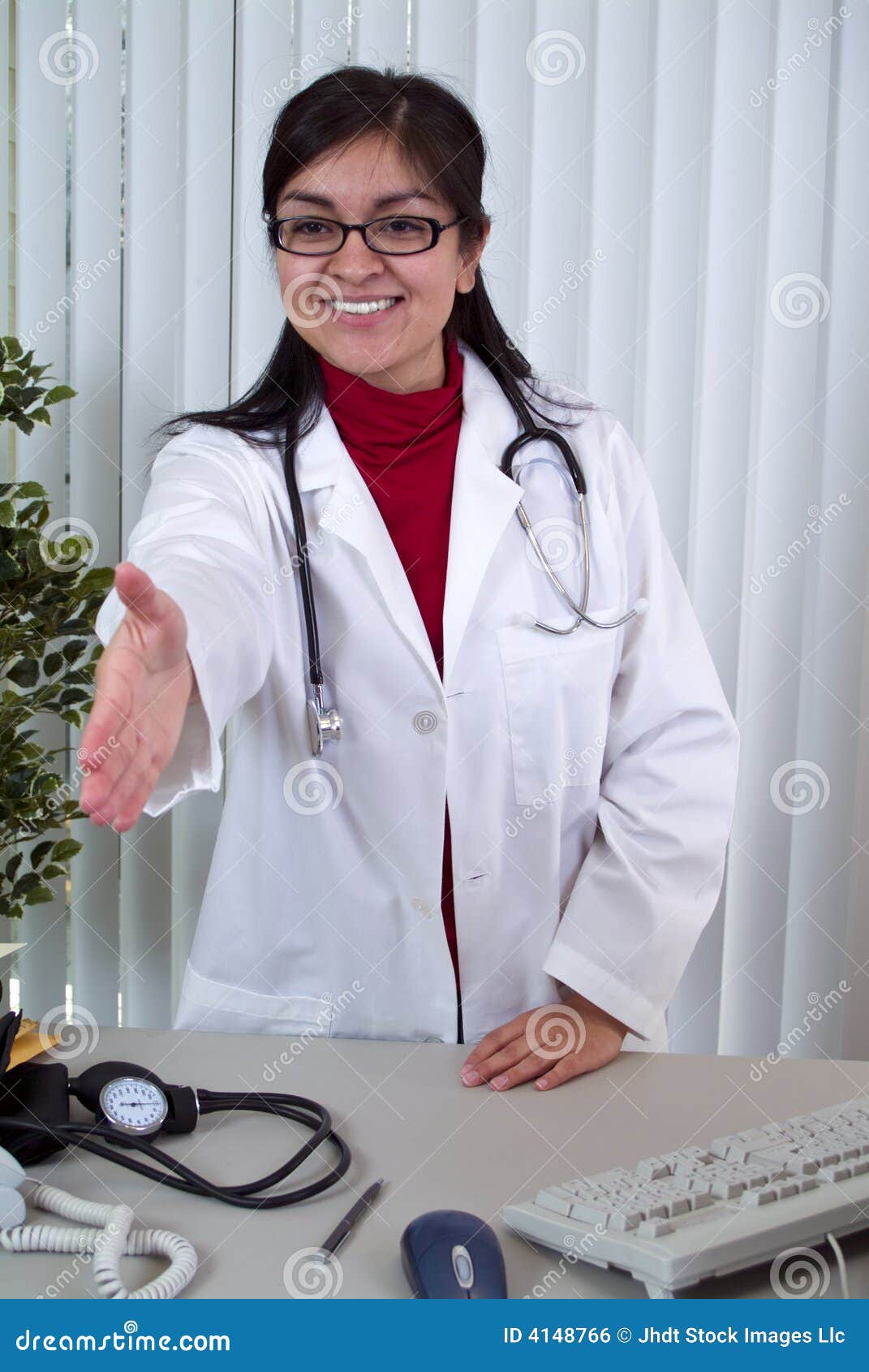 Good Doctor stock photo. Image of doctor, computer, smile - 4148766