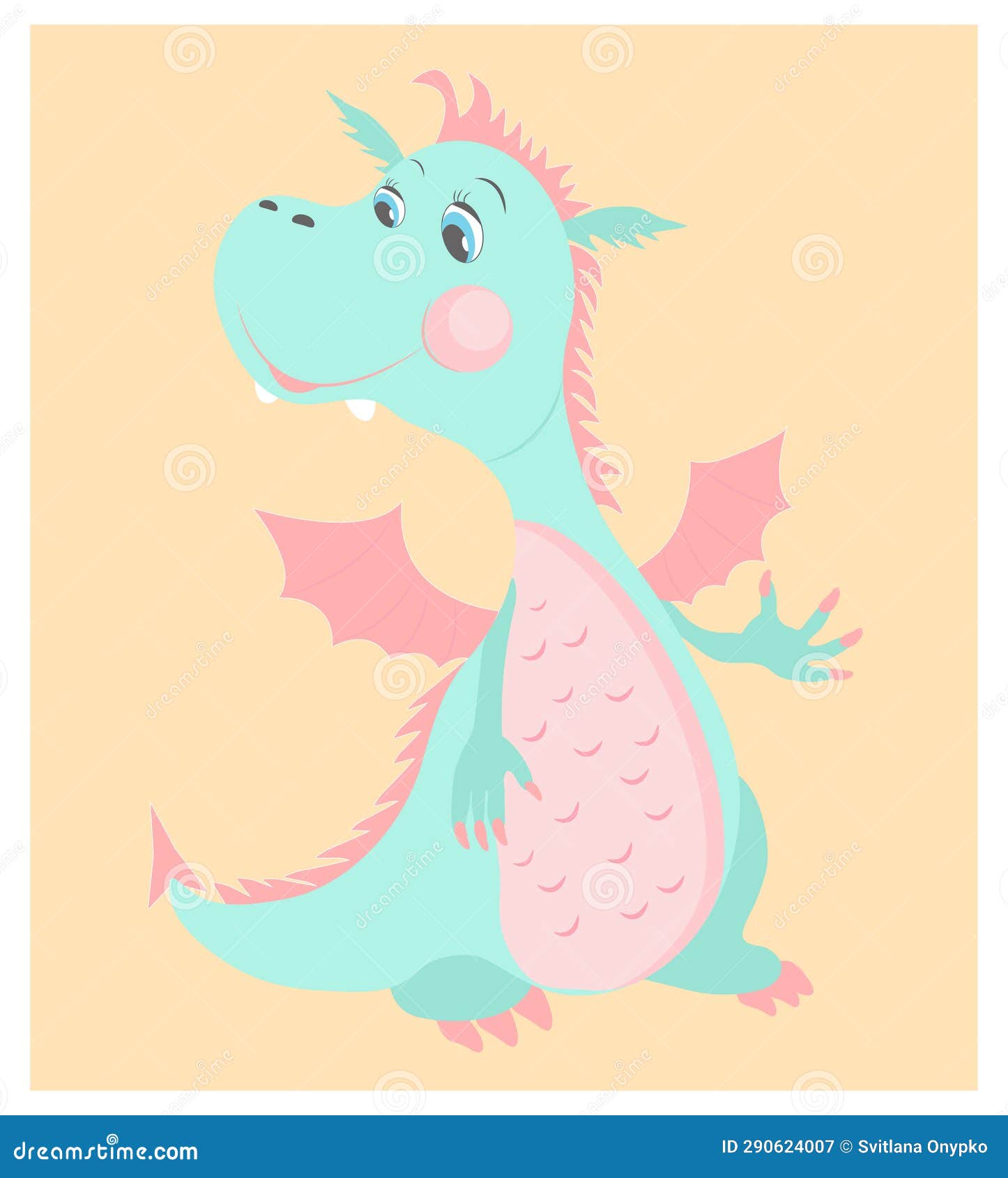 Good Dragon Chinese Symbol 2024 Stock Illustration - Illustration of ...