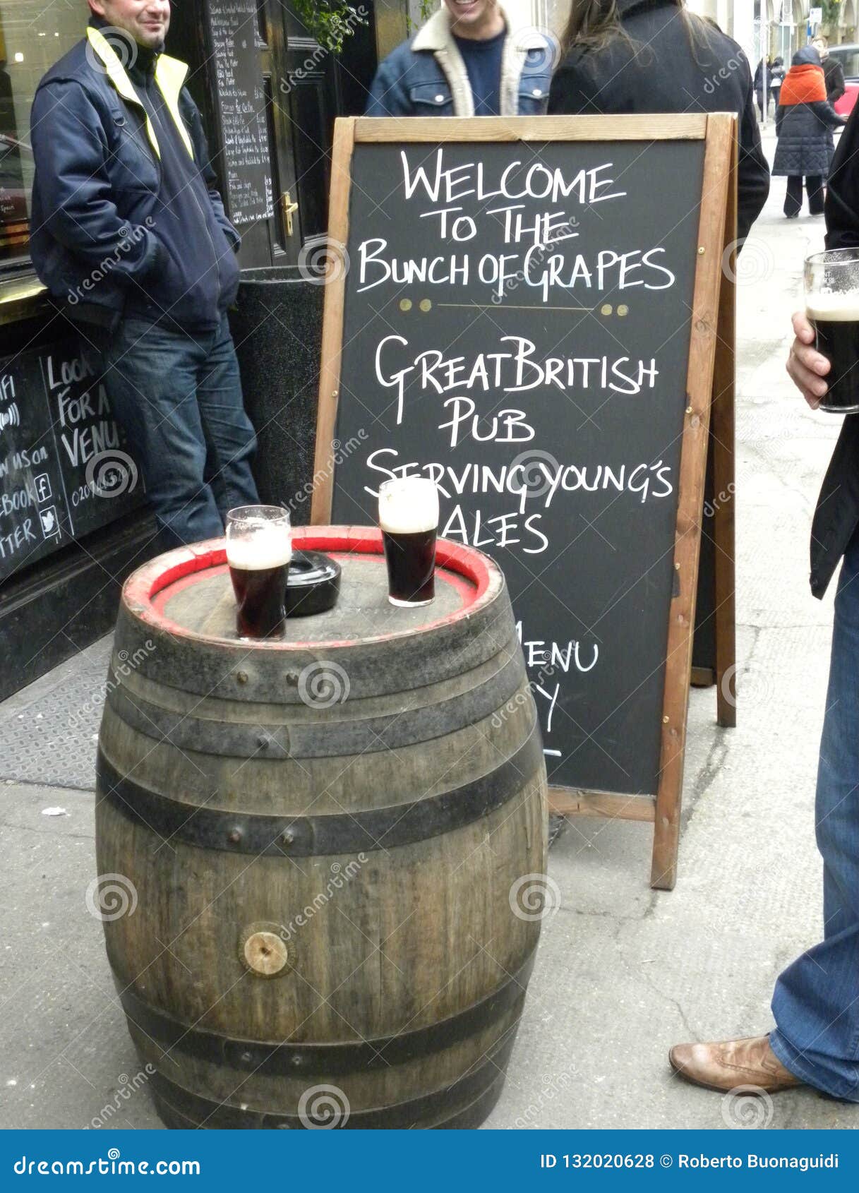 Good English Beer at a Pub in London in September 2012 Editorial Stock ...