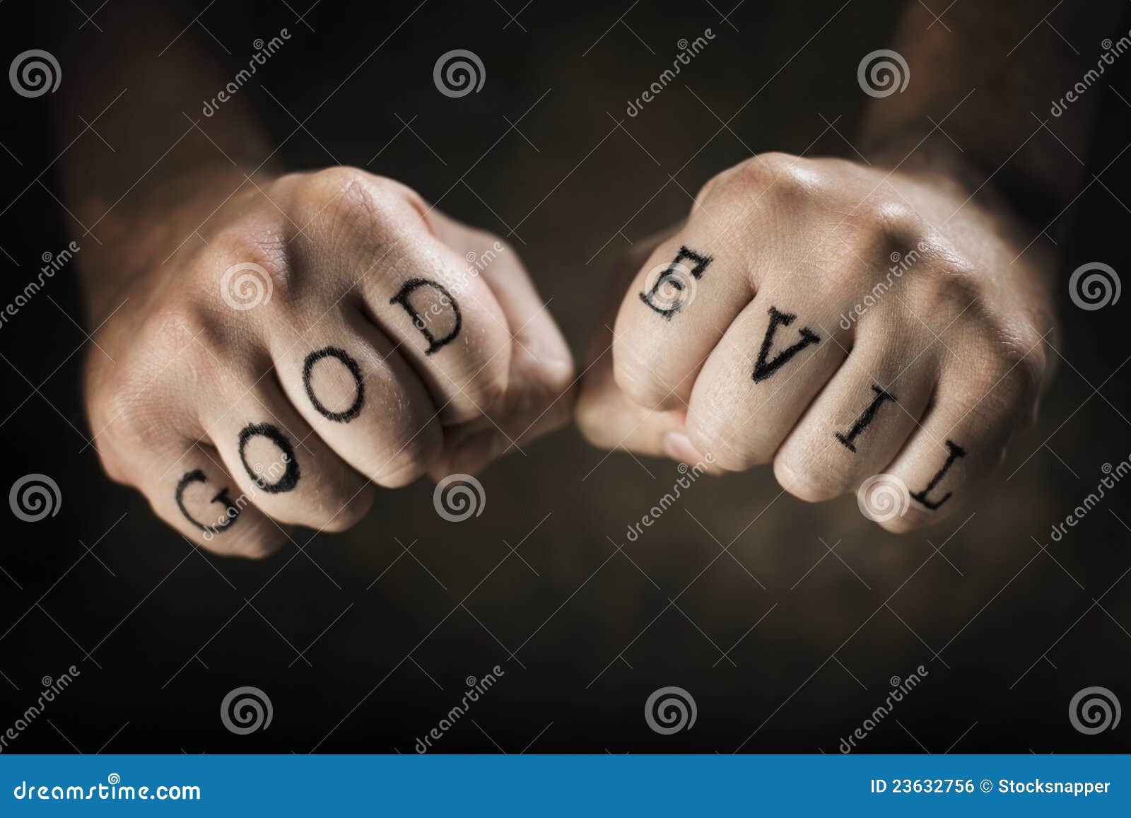 Good or Evil stock photo. Image of goodness, conceptual - 23632756