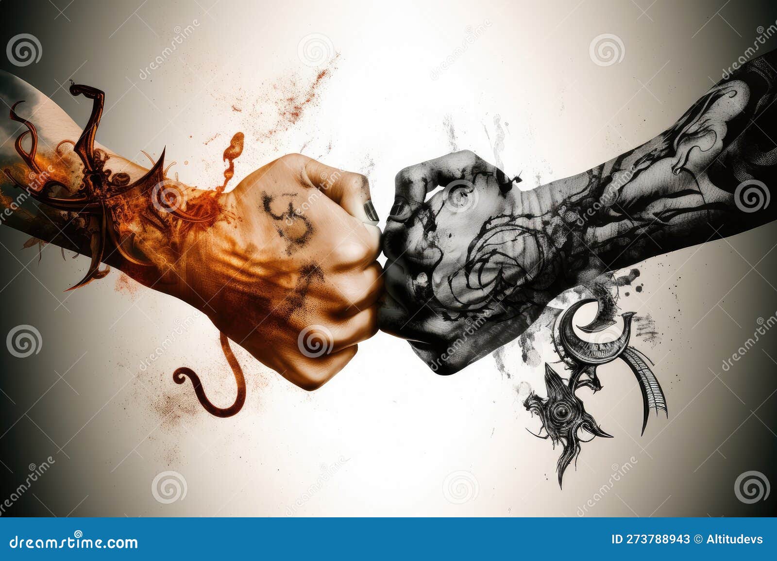 Good and Evil in Constant Struggle, with Neither Side Gaining the Upper ...