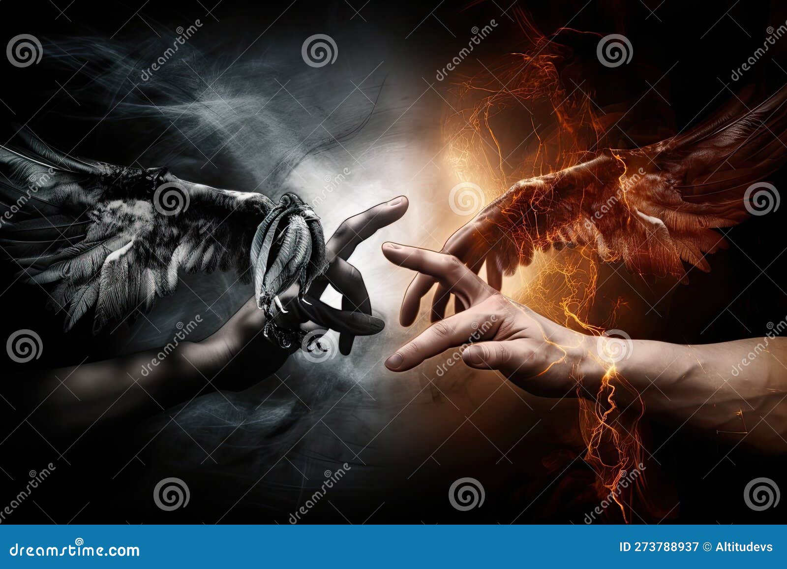 Good and Evil in Constant Struggle, with Neither Side Gaining the Upper ...