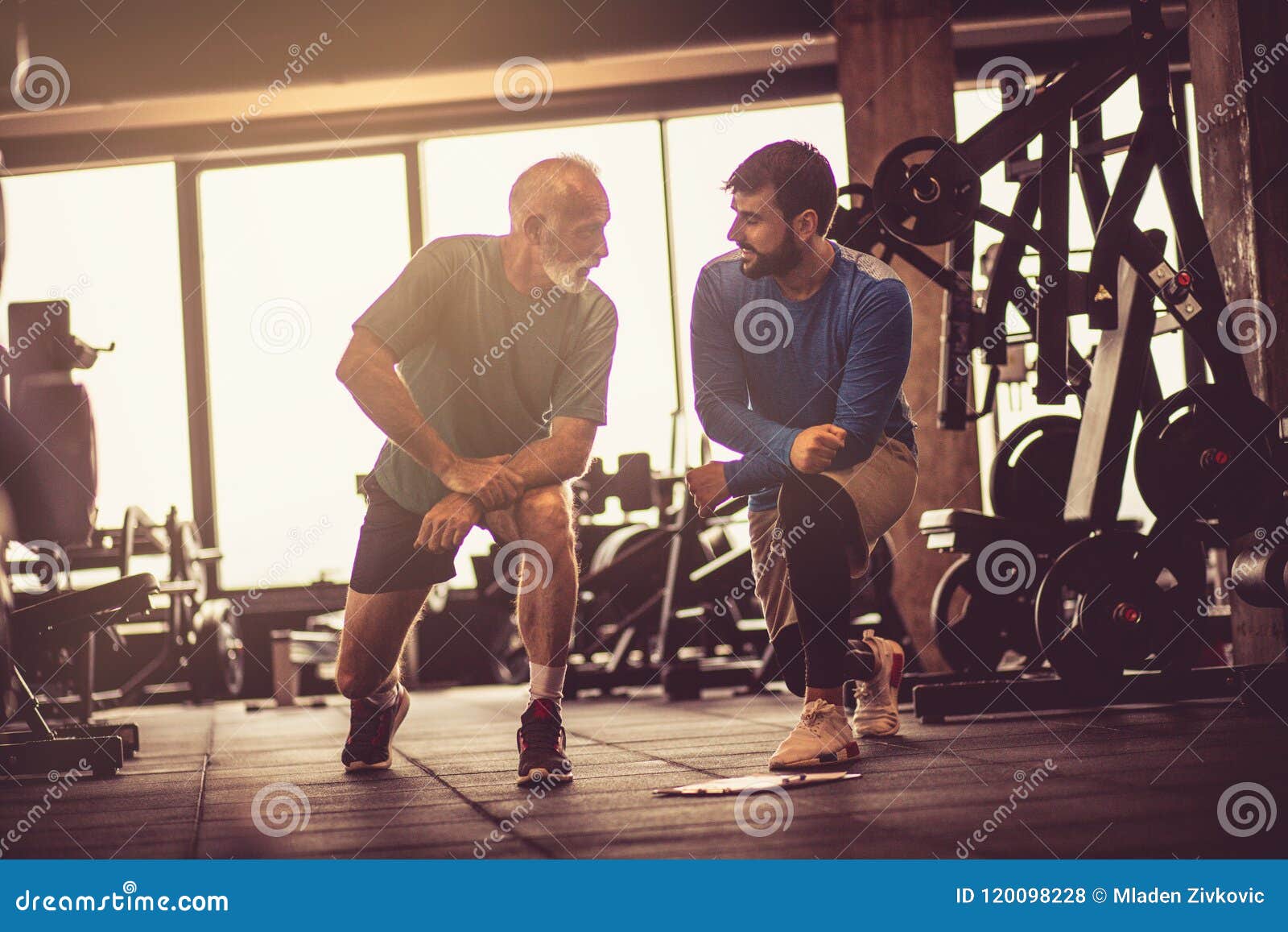 Good Exercise. People at Gym. Stock Photo - Image of lifestyles, adult ...