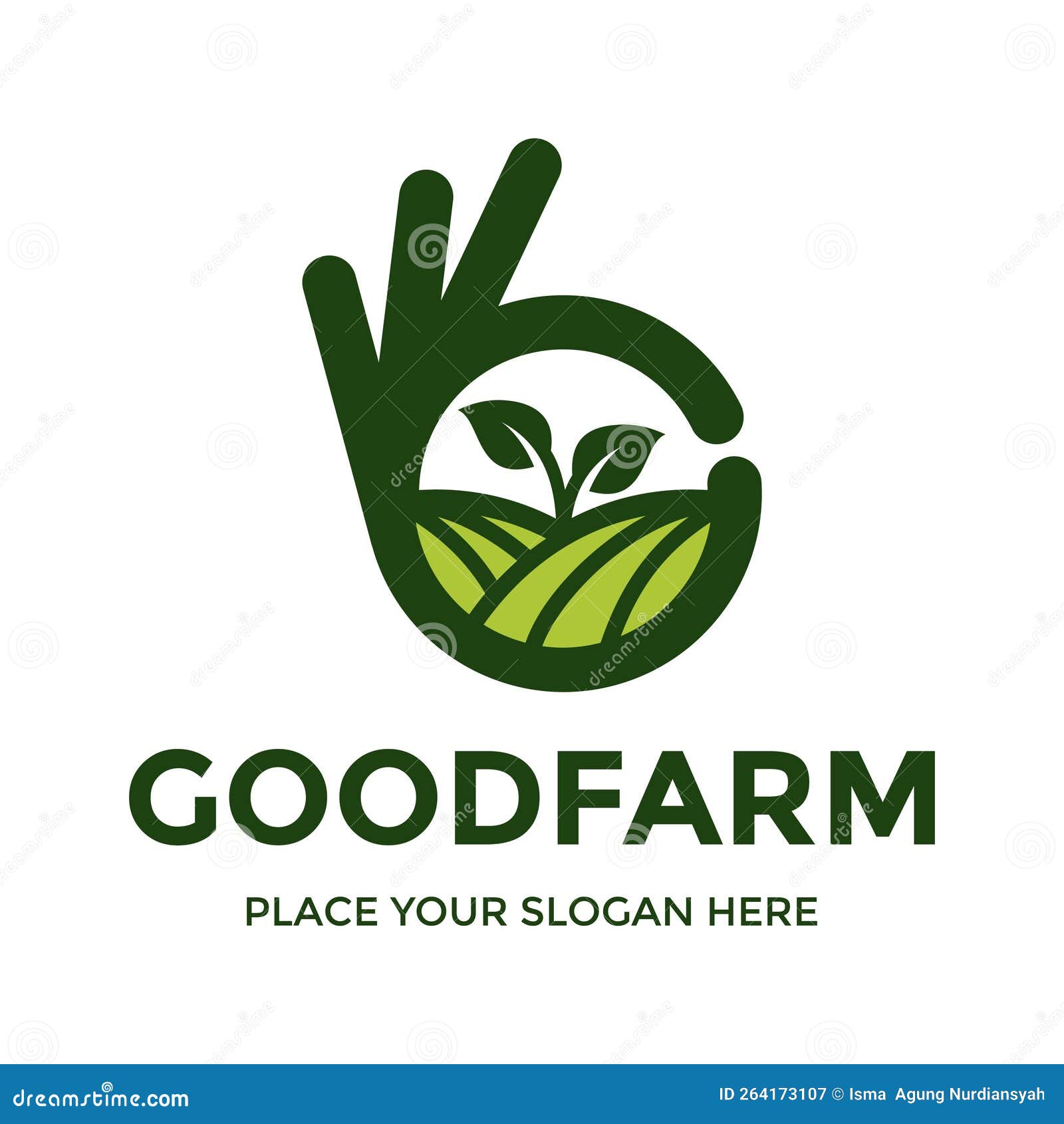 Good Farm Vector Logo Template Stock Vector - Illustration of approved ...