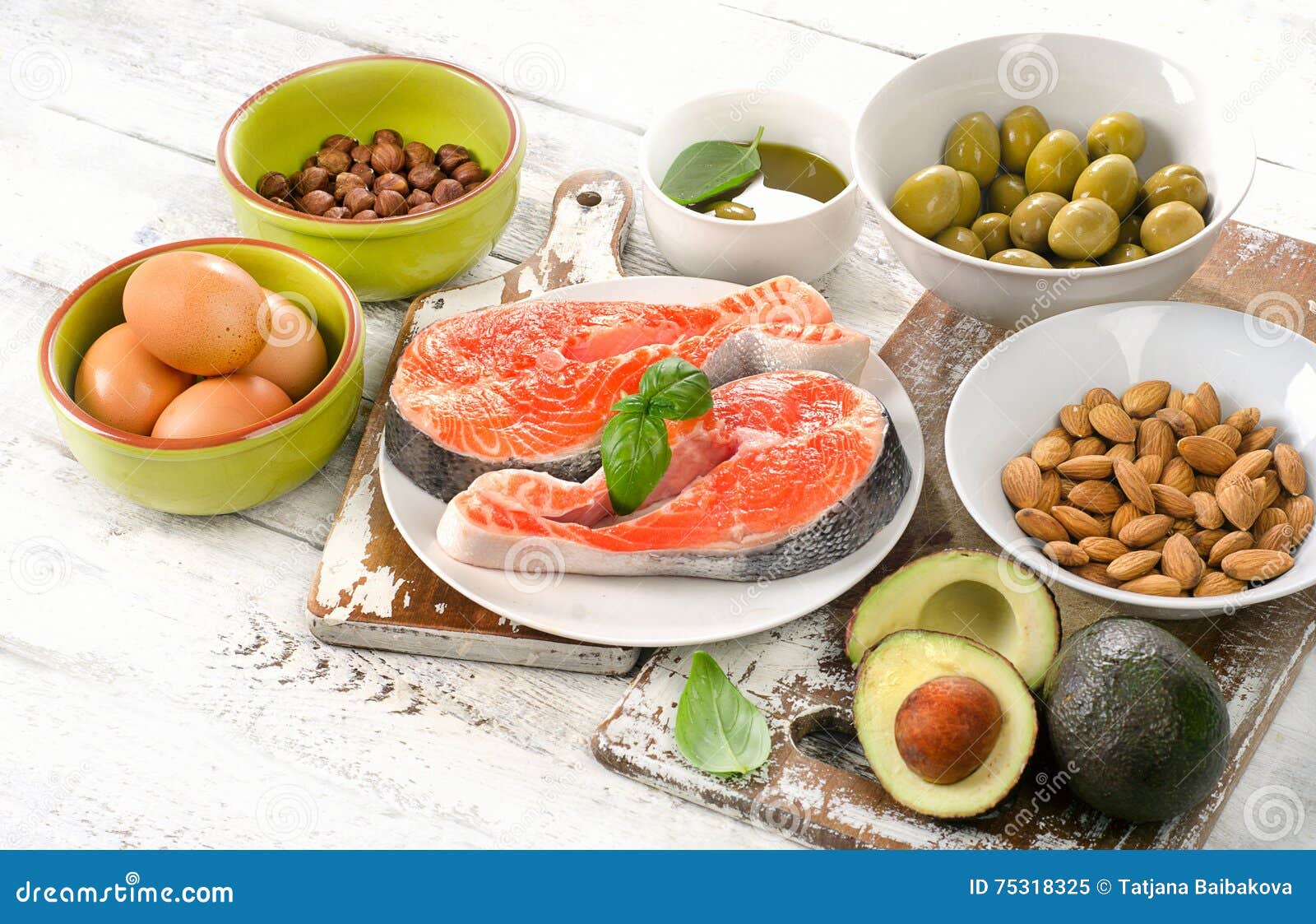 Good fats sources. stock image. Image of healthy, olive - 75318325
