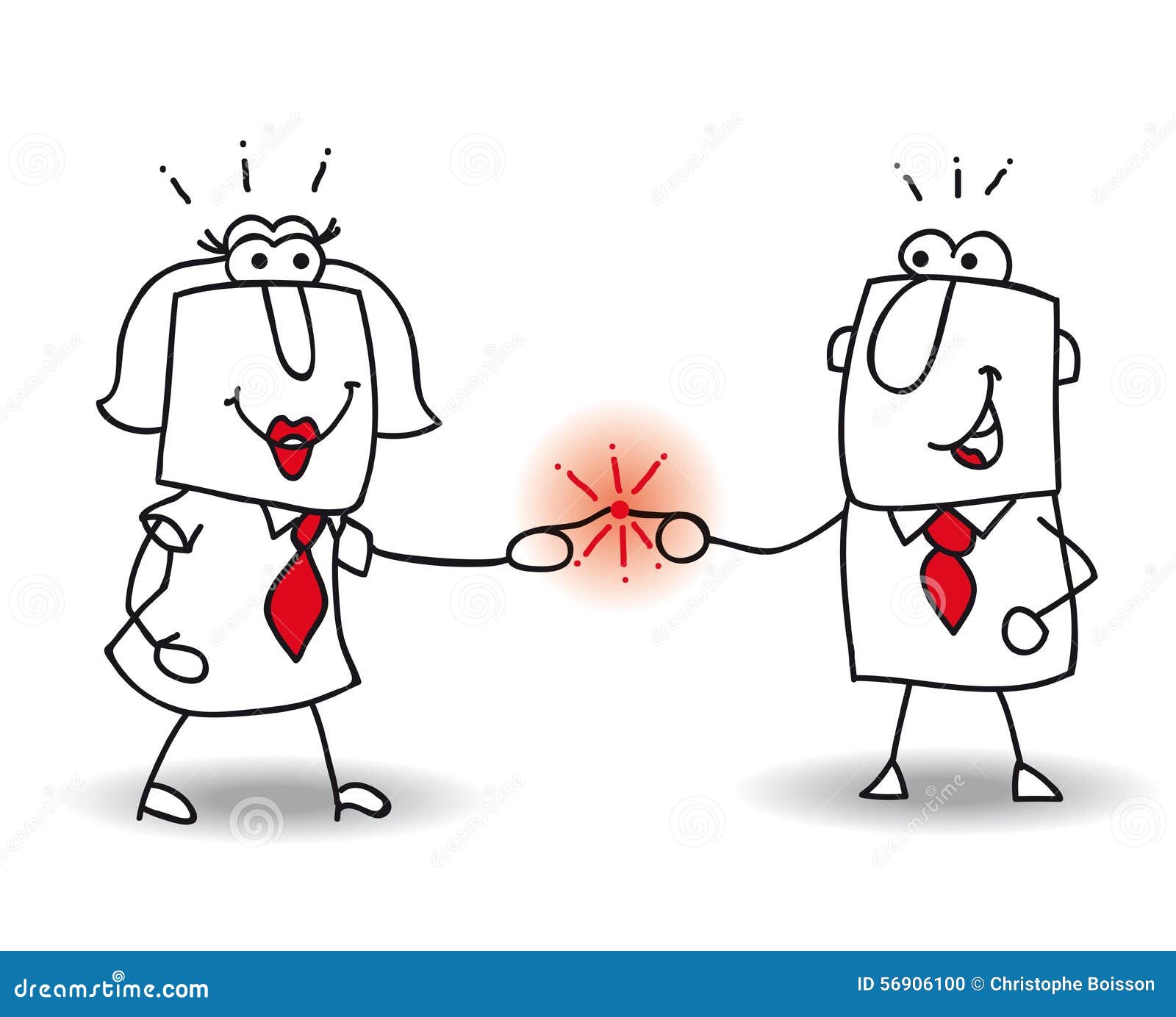 Good feeling stock vector. Illustration of couple, connection - 56906100